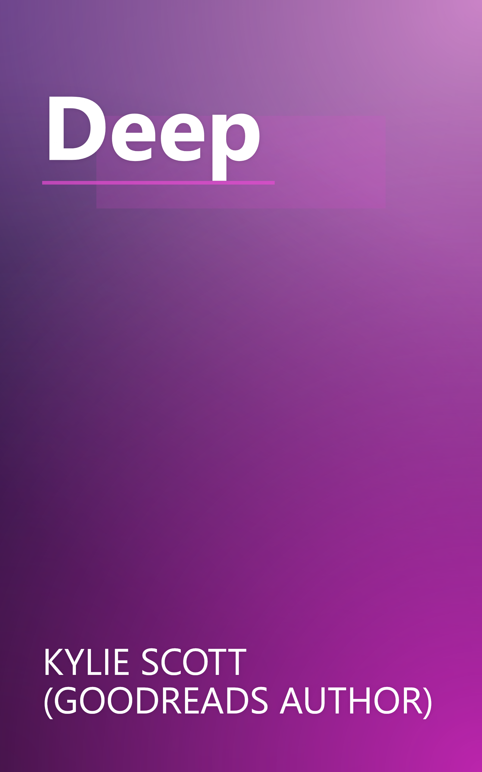 Deep book cover