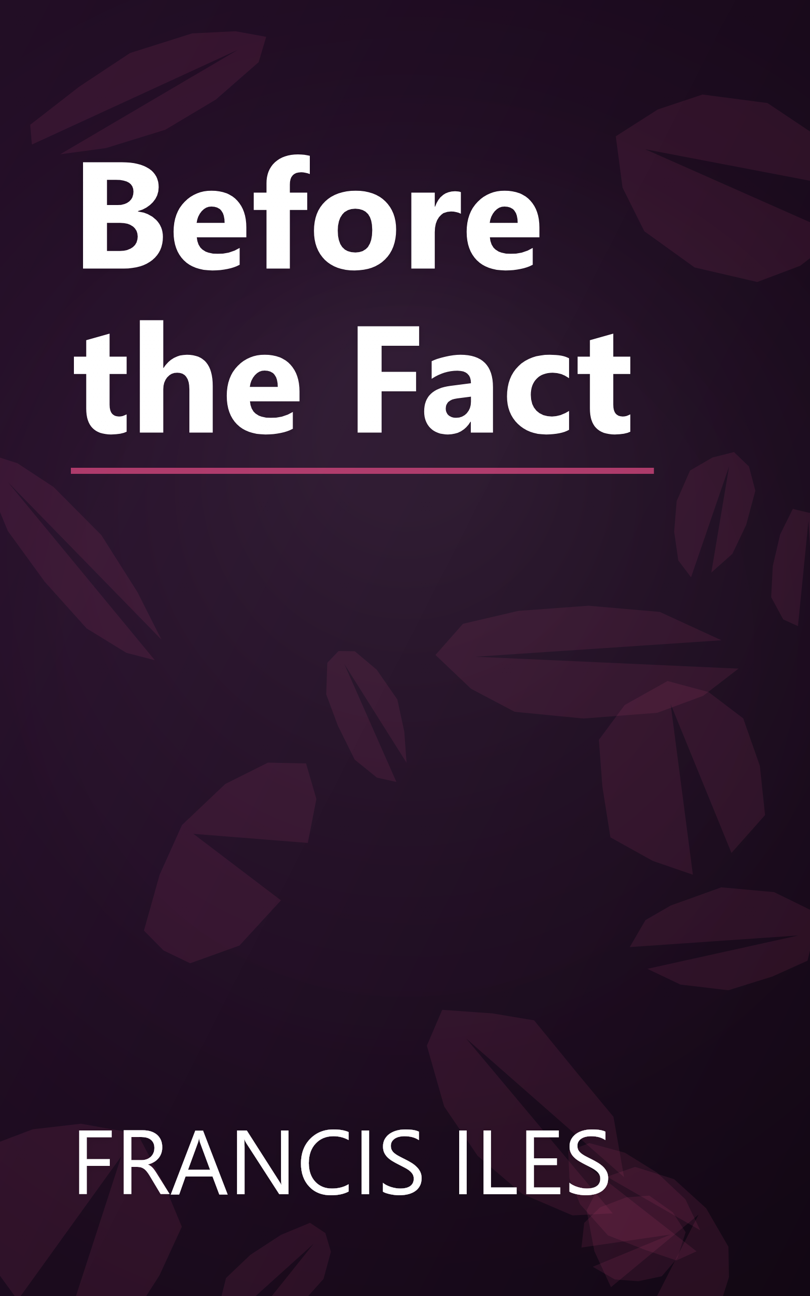 Before the Fact book cover