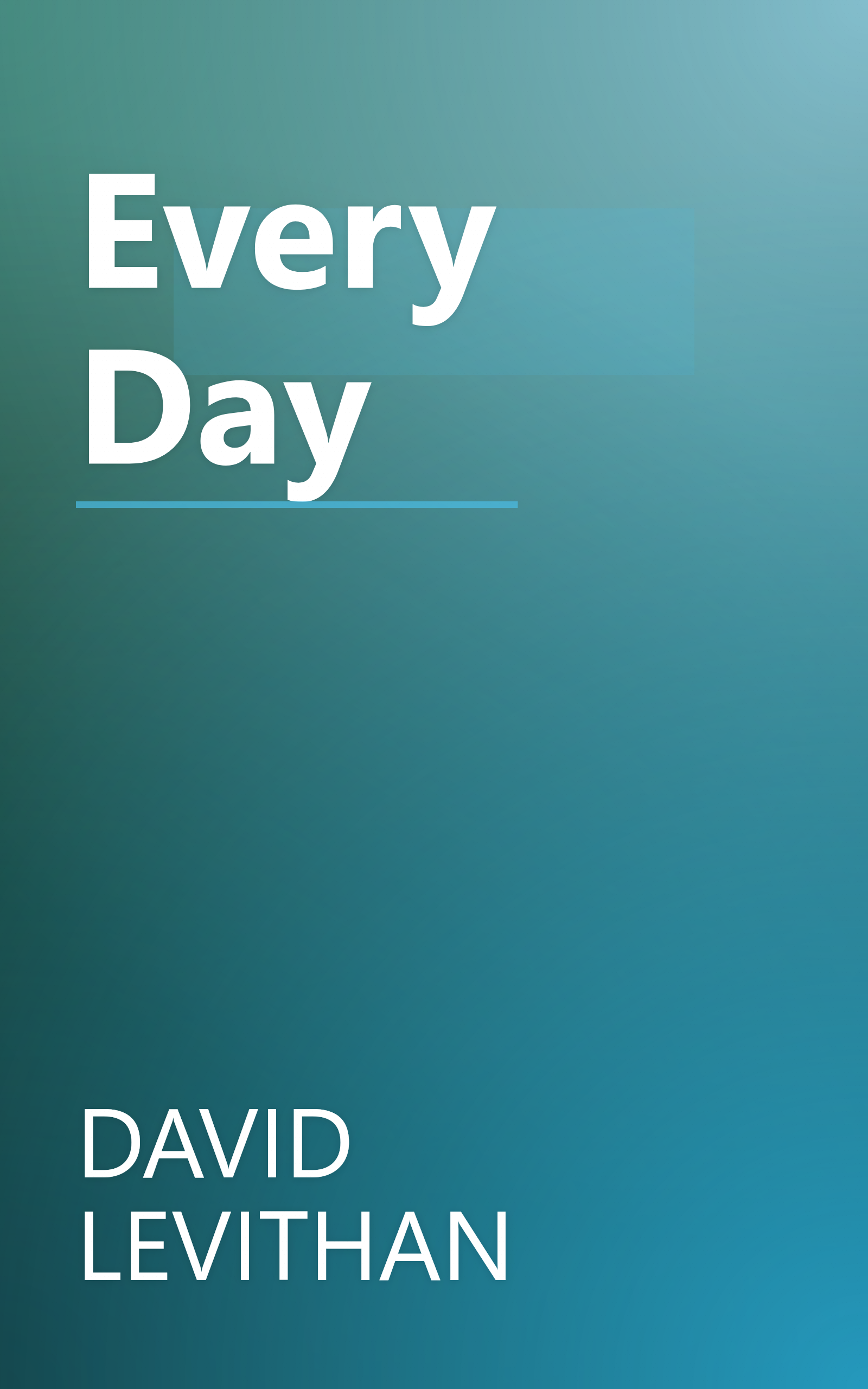 Every Day book cover