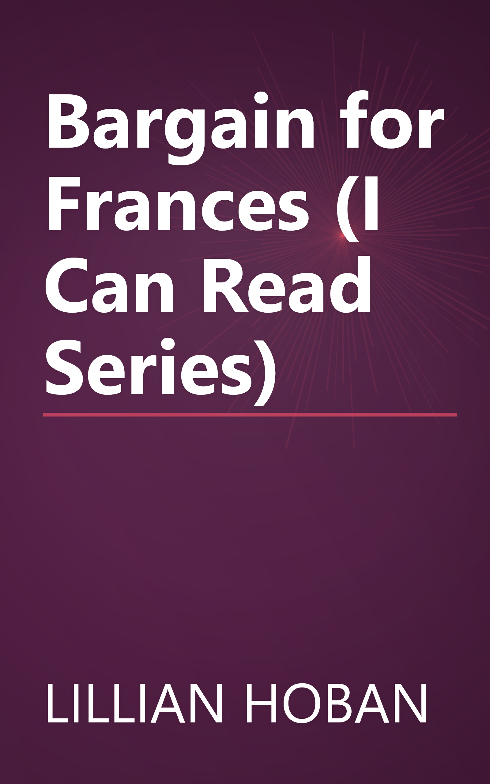 Bargain for Frances (I Can Read Series) book cover