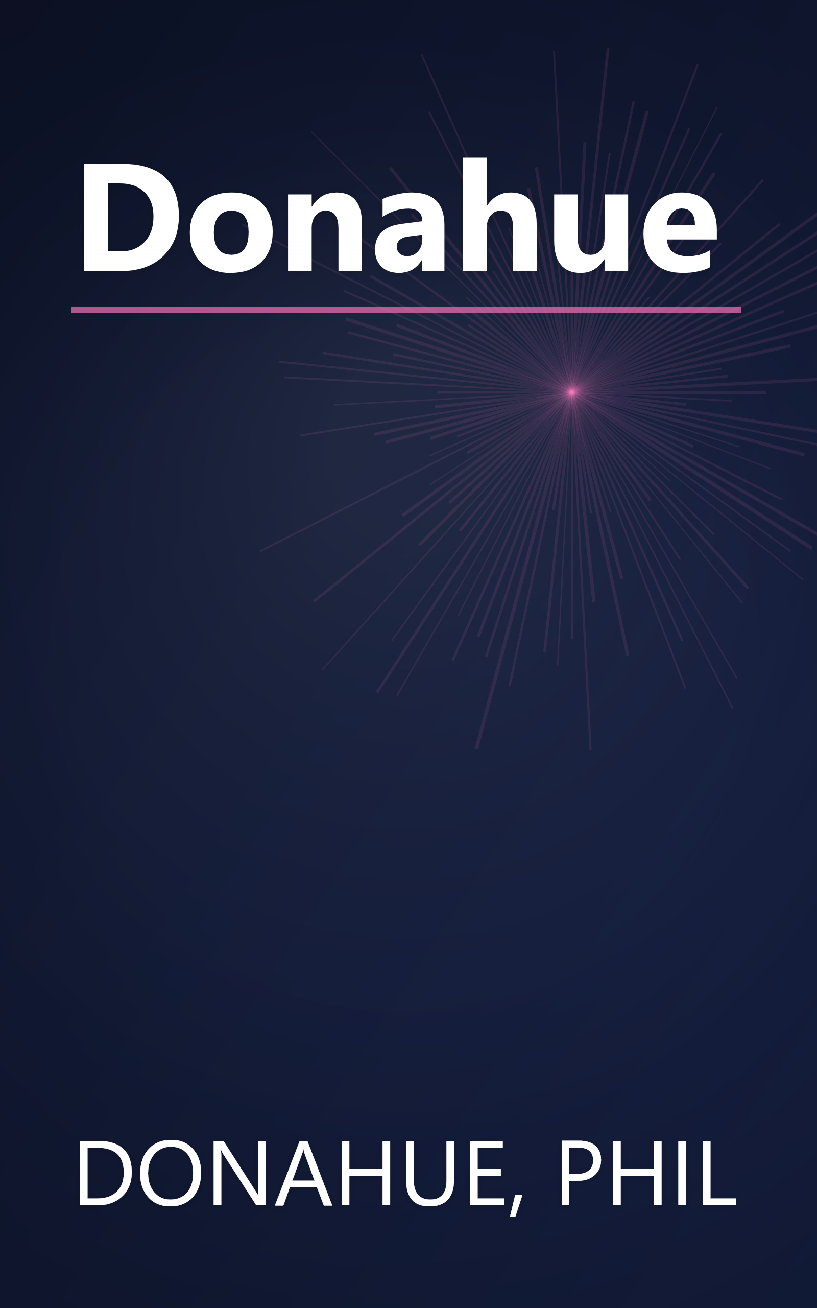 Donahue book cover