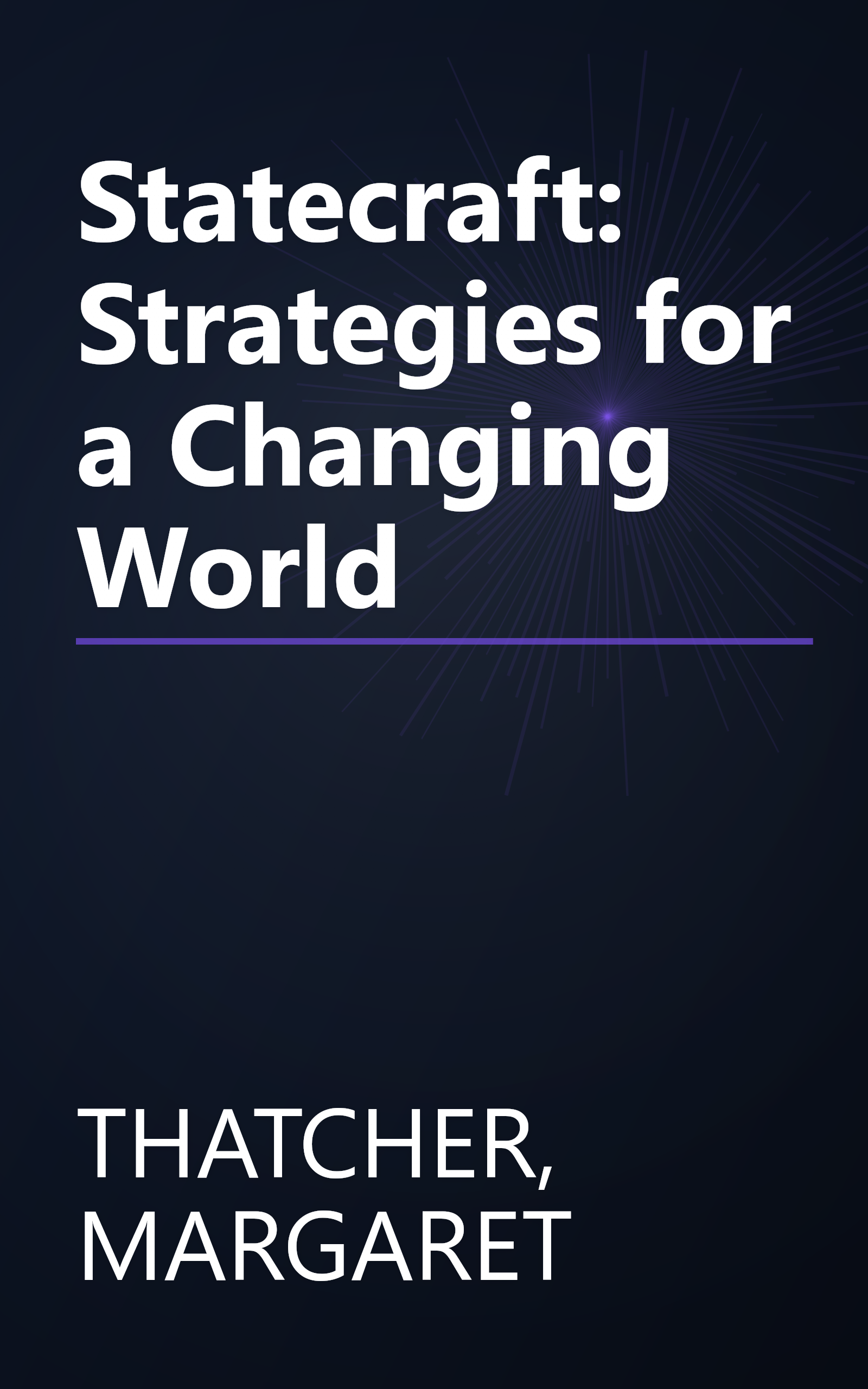 Statecraft: Strategies for a Changing World book cover