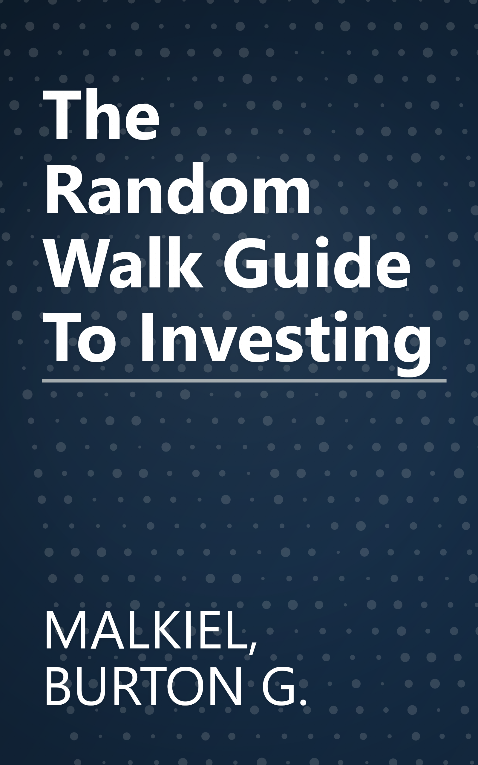 The Random Walk Guide To Investing book cover