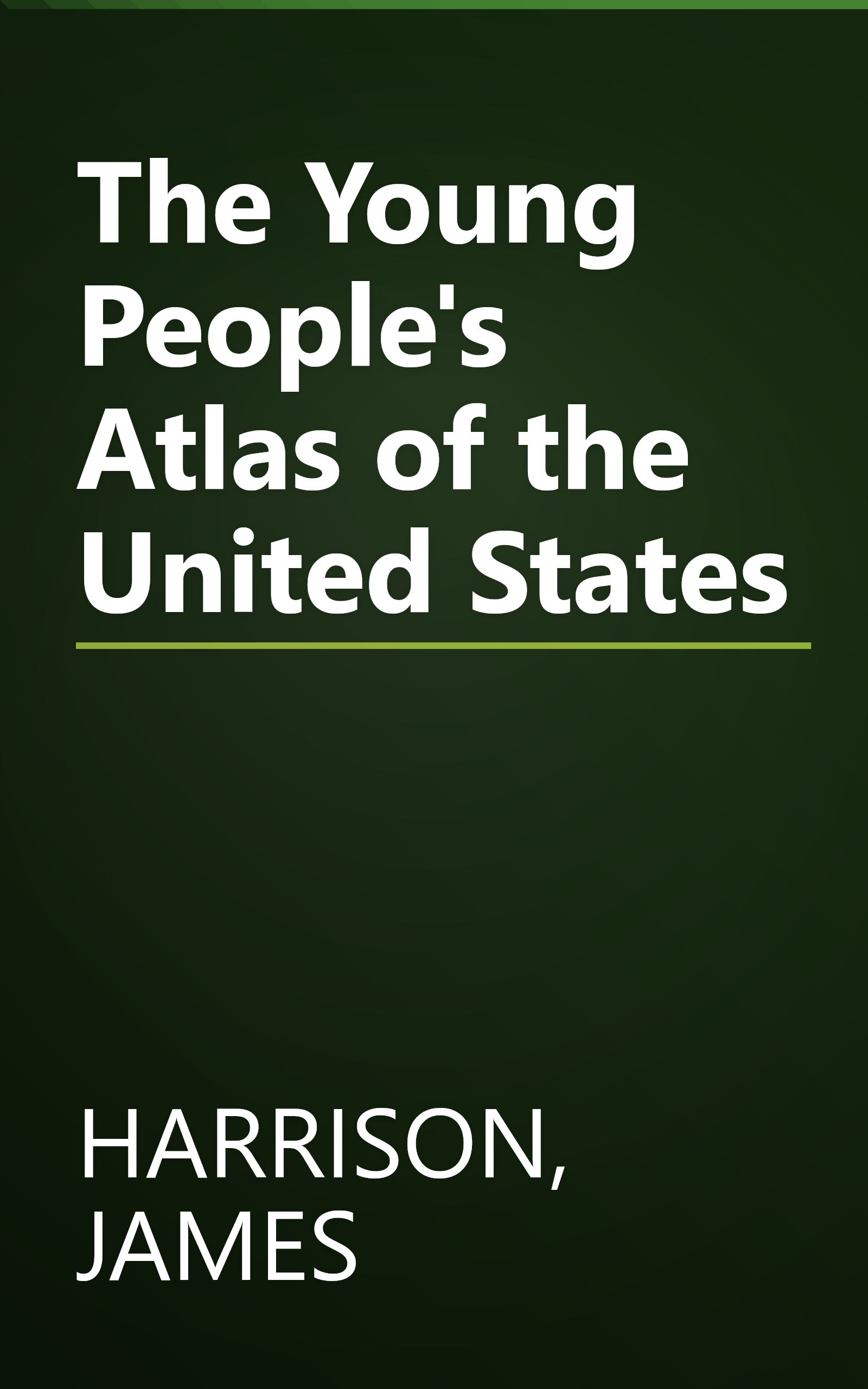 The Young People's Atlas of the United States book cover