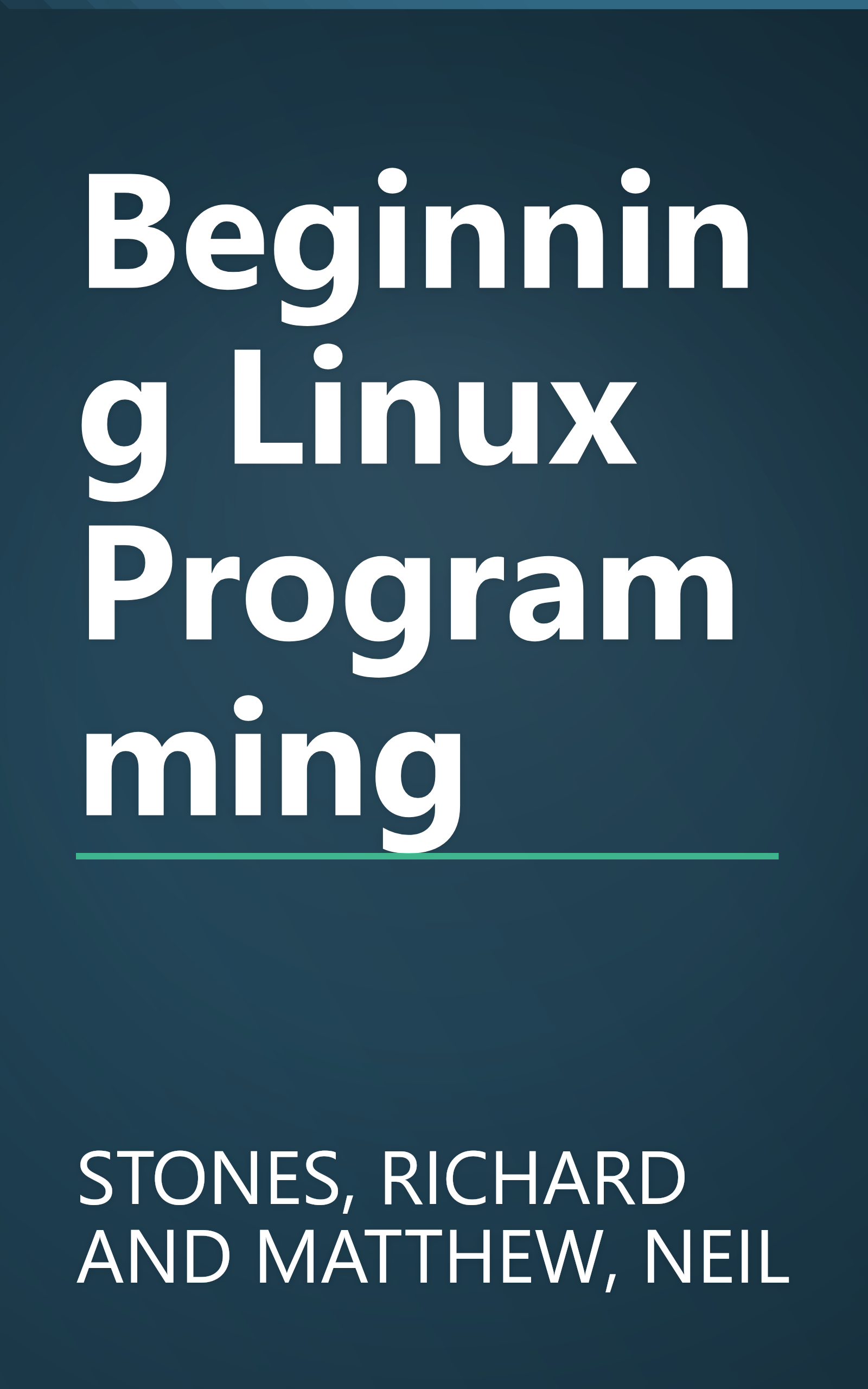 Beginning Linux Programming book cover