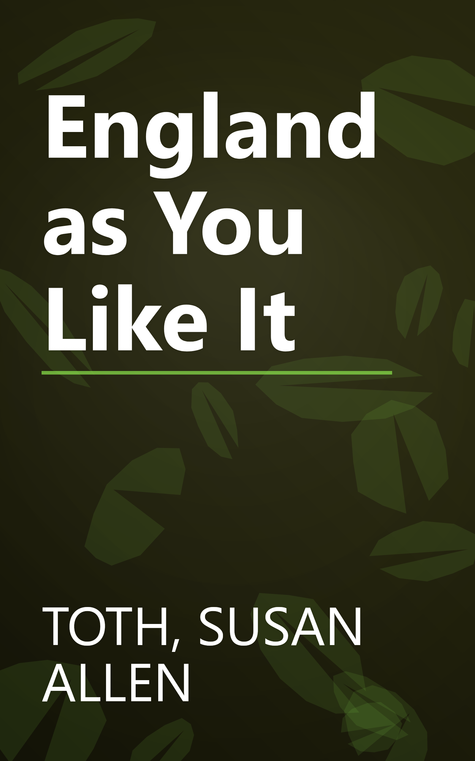England as You Like It book cover