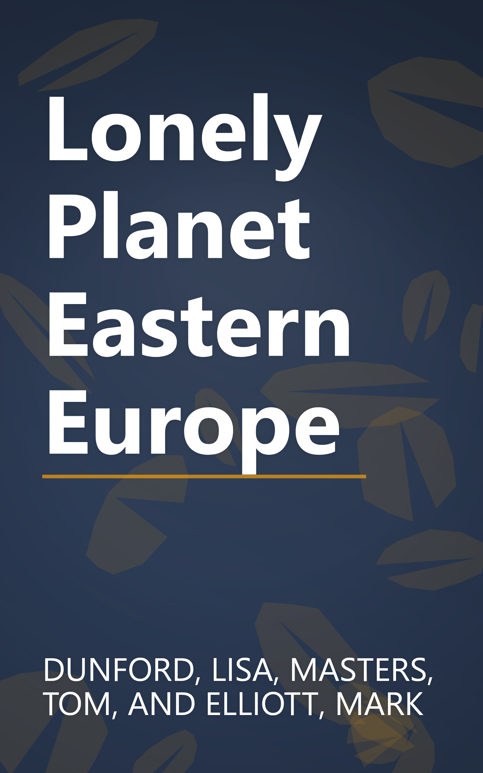 Lonely Planet Eastern Europe book cover