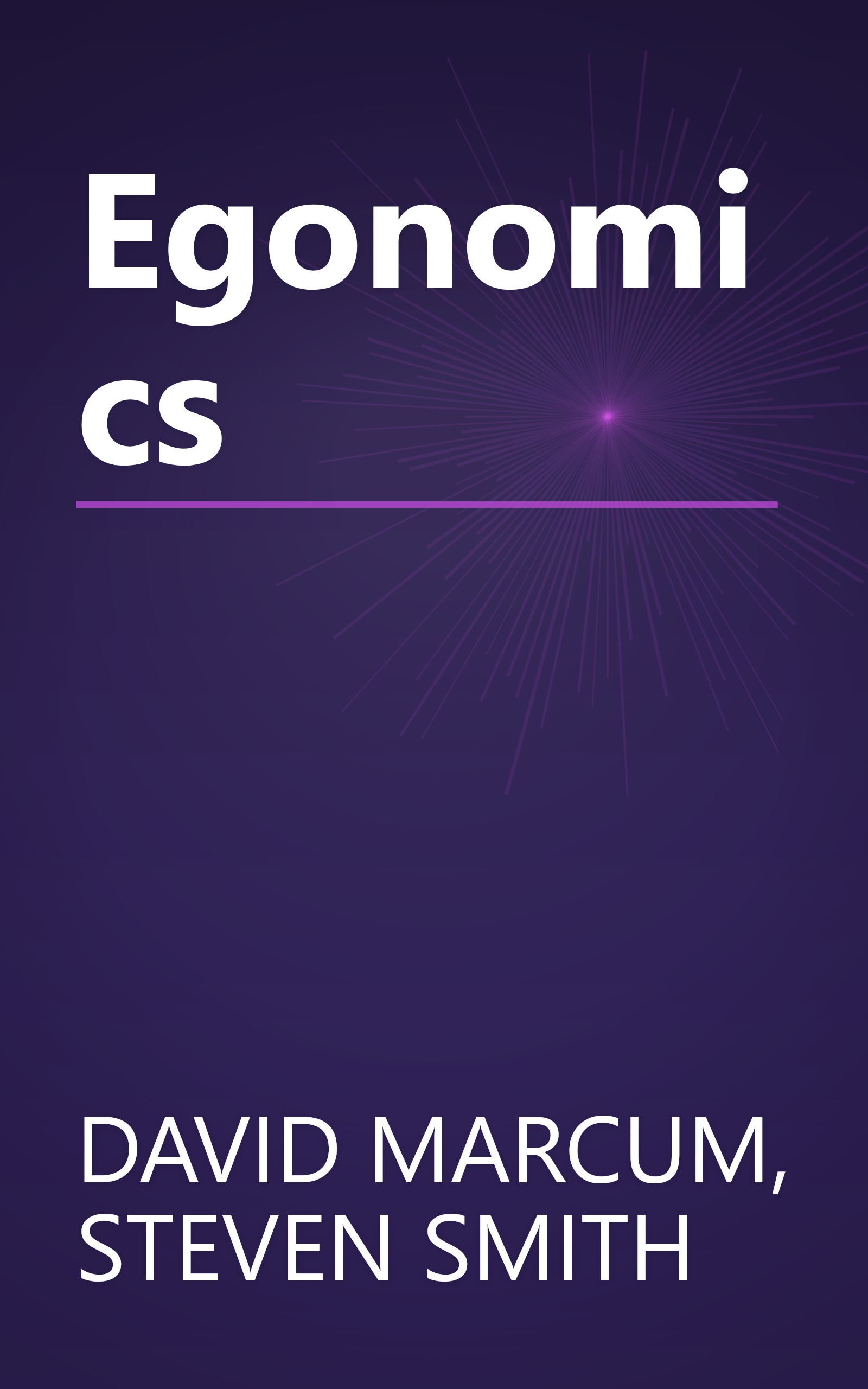 Egonomics book cover