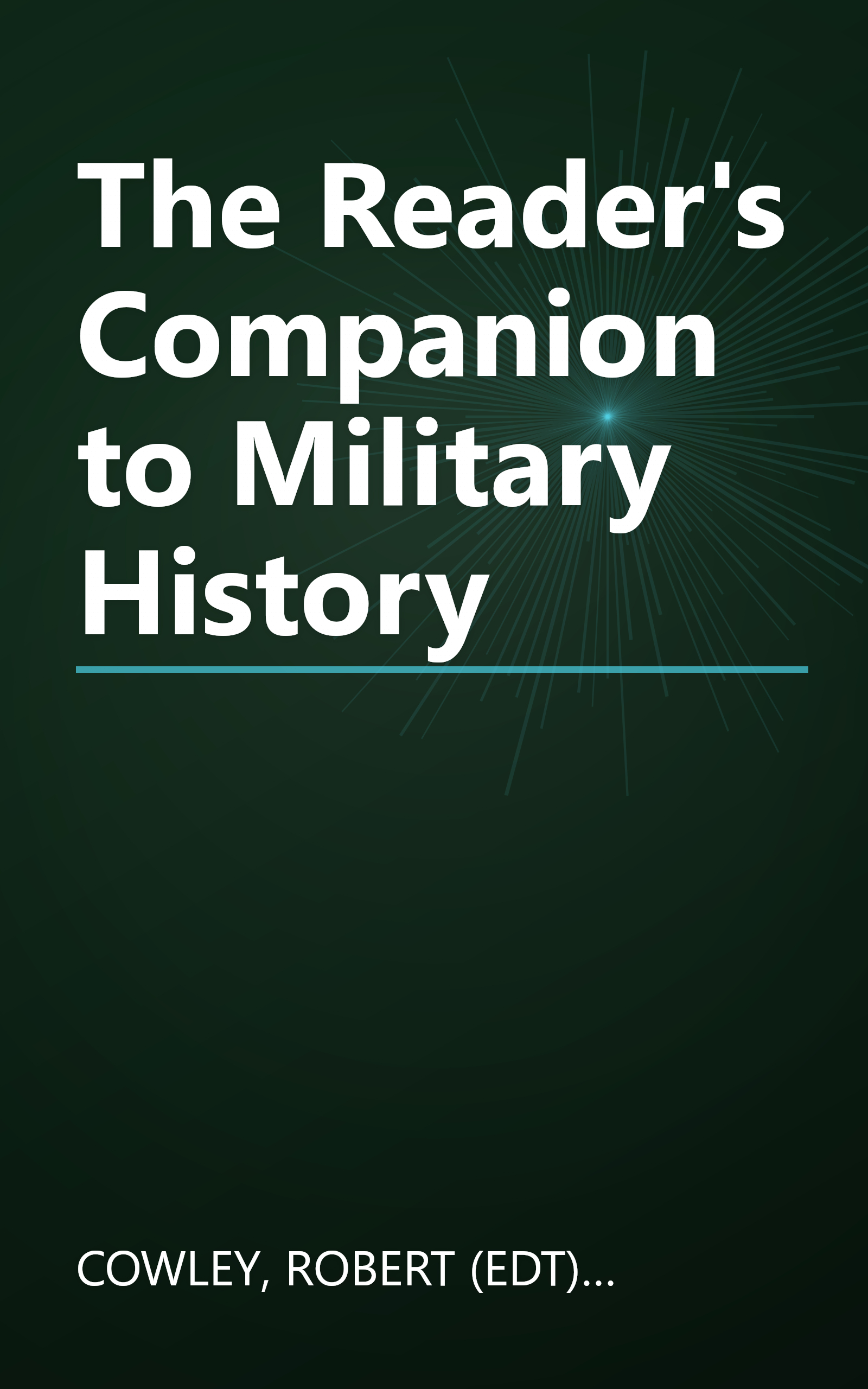 The Reader's Companion to Military History book cover