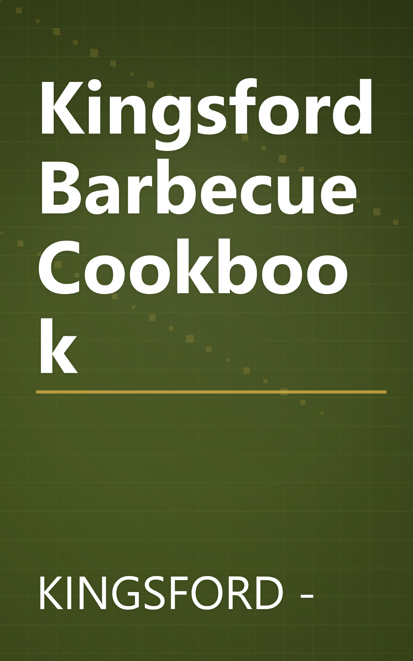 Kingsford Barbecue Cookbook book cover
