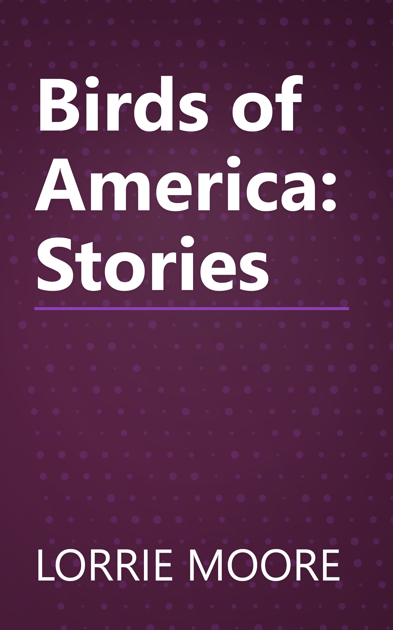 Birds of America: Stories book cover