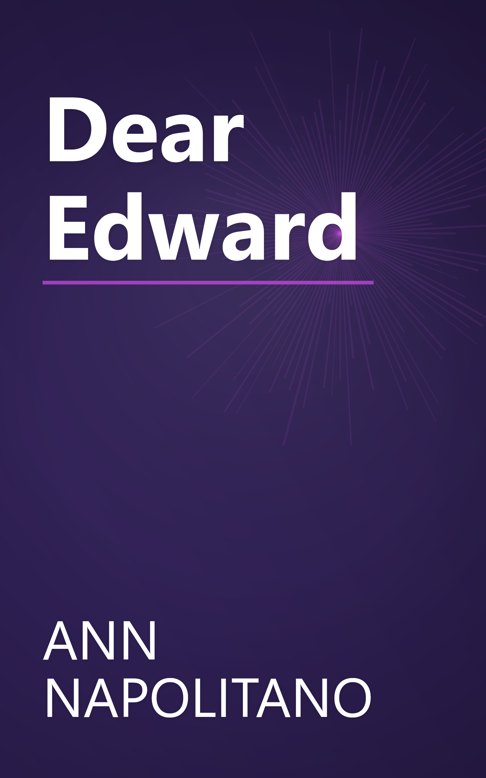 Dear Edward book cover