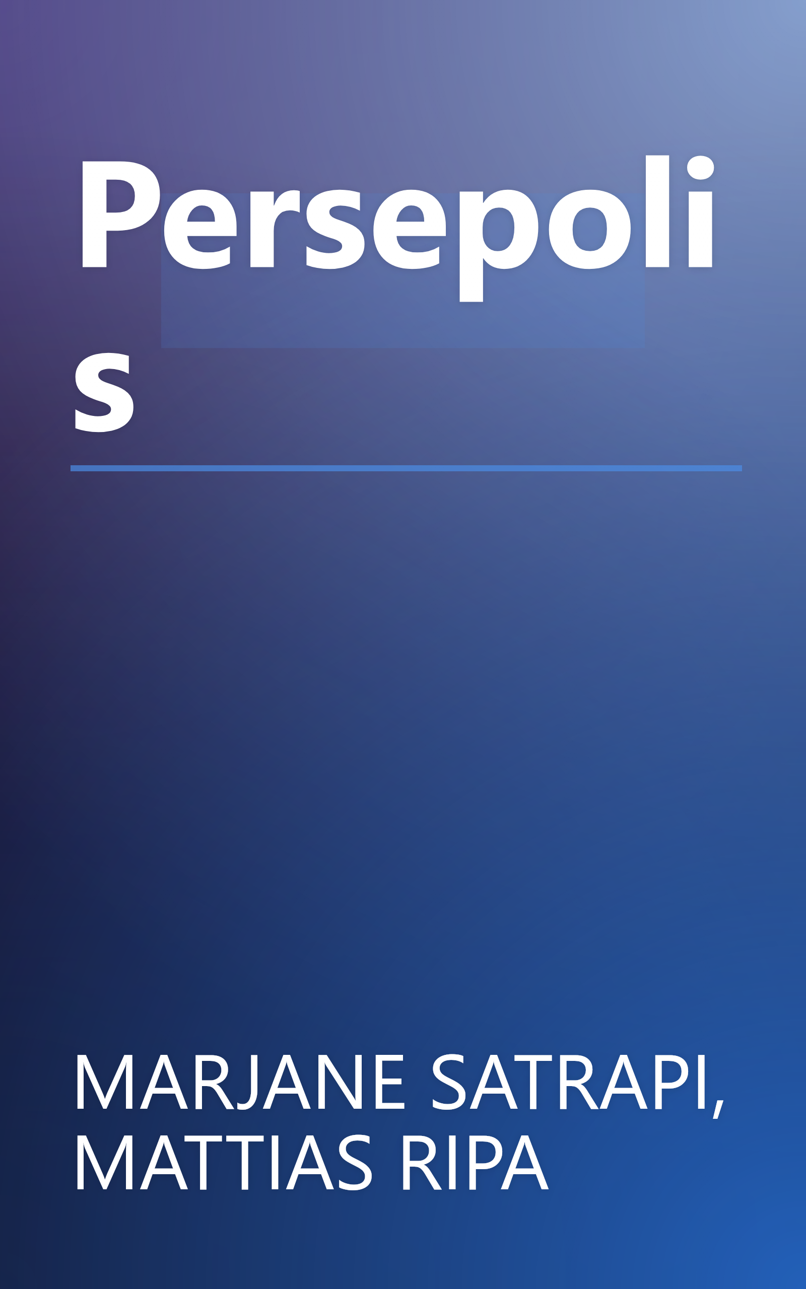 Persepolis book cover