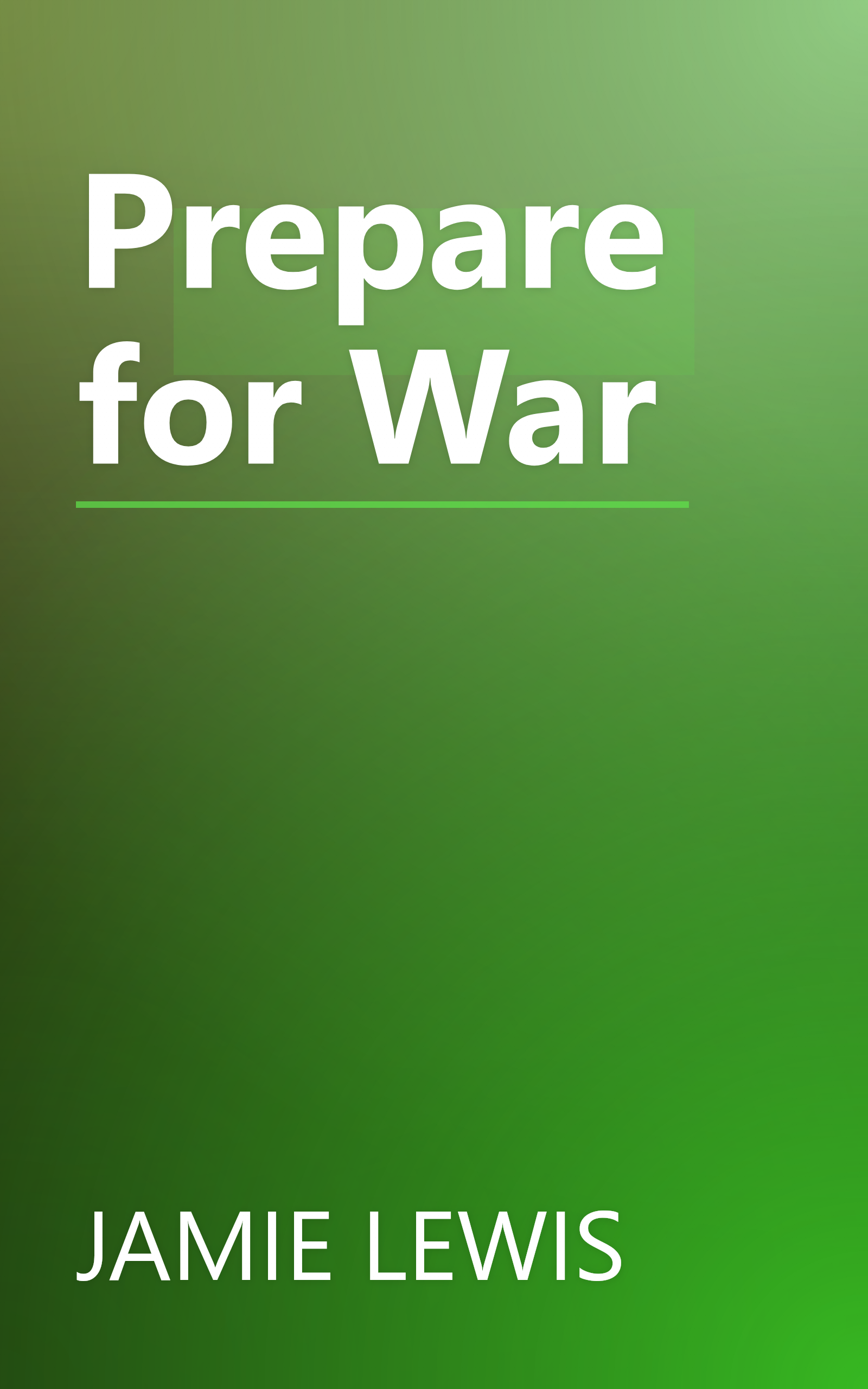 Prepare for War book cover