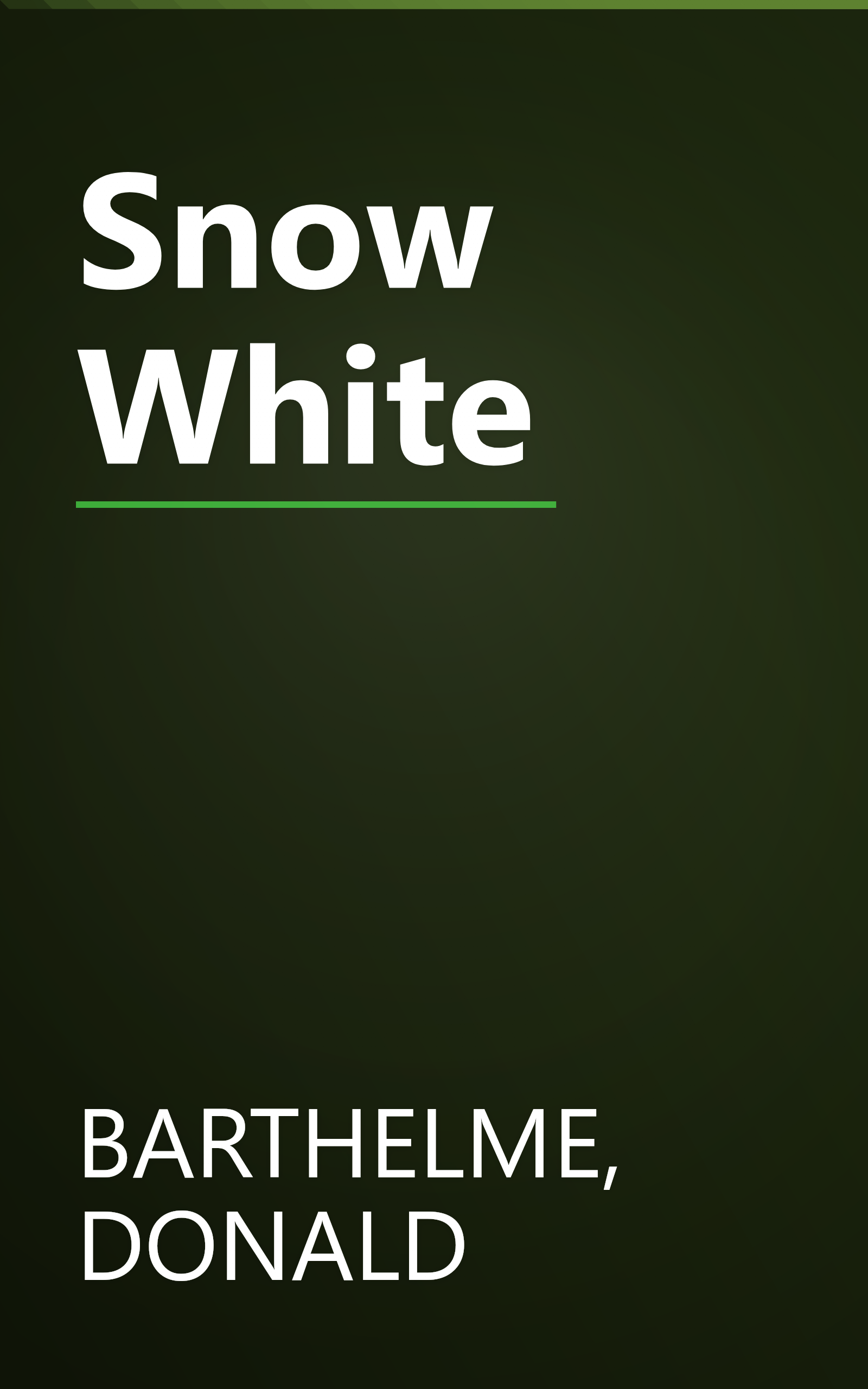 Snow White book cover