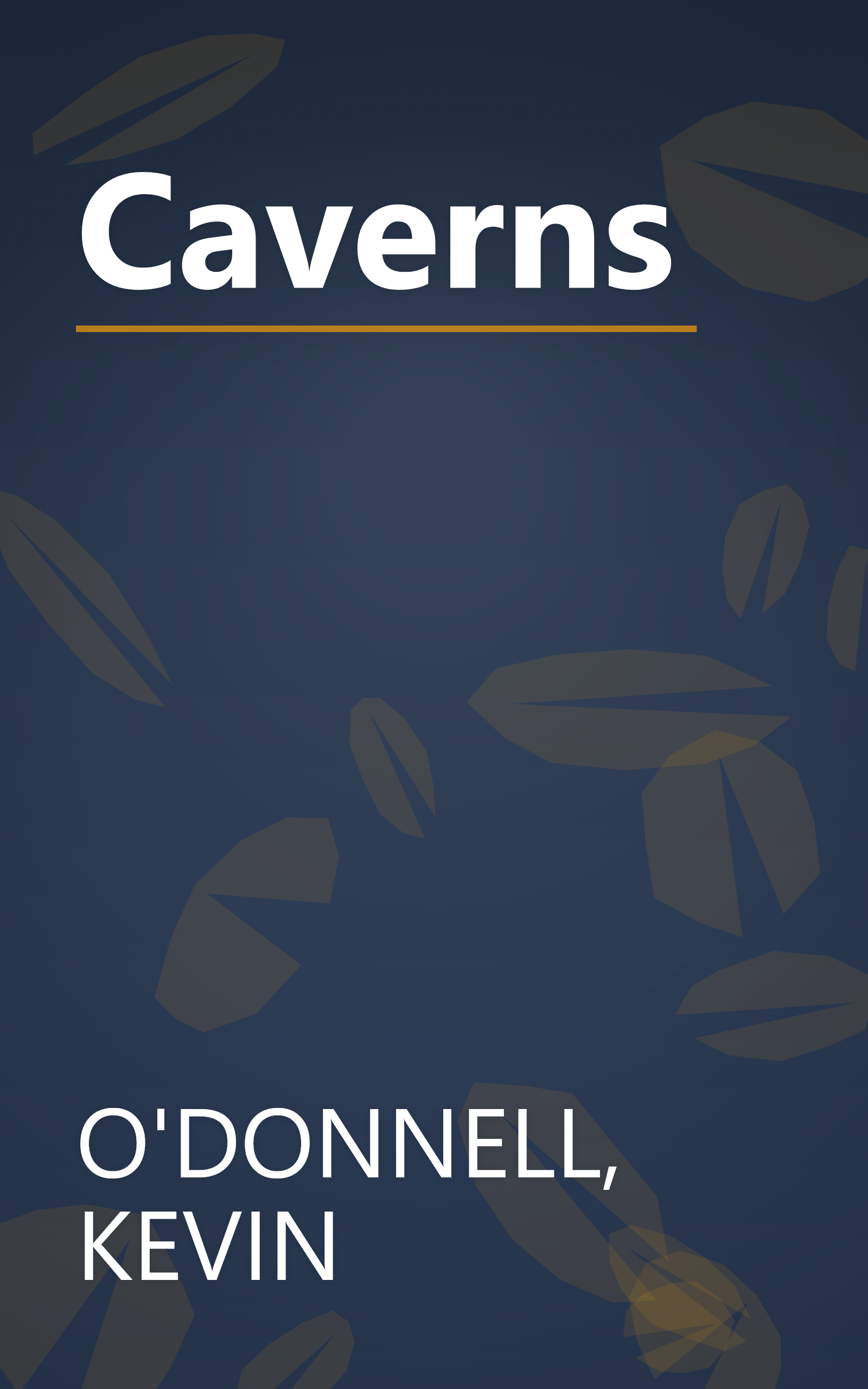 Caverns book cover