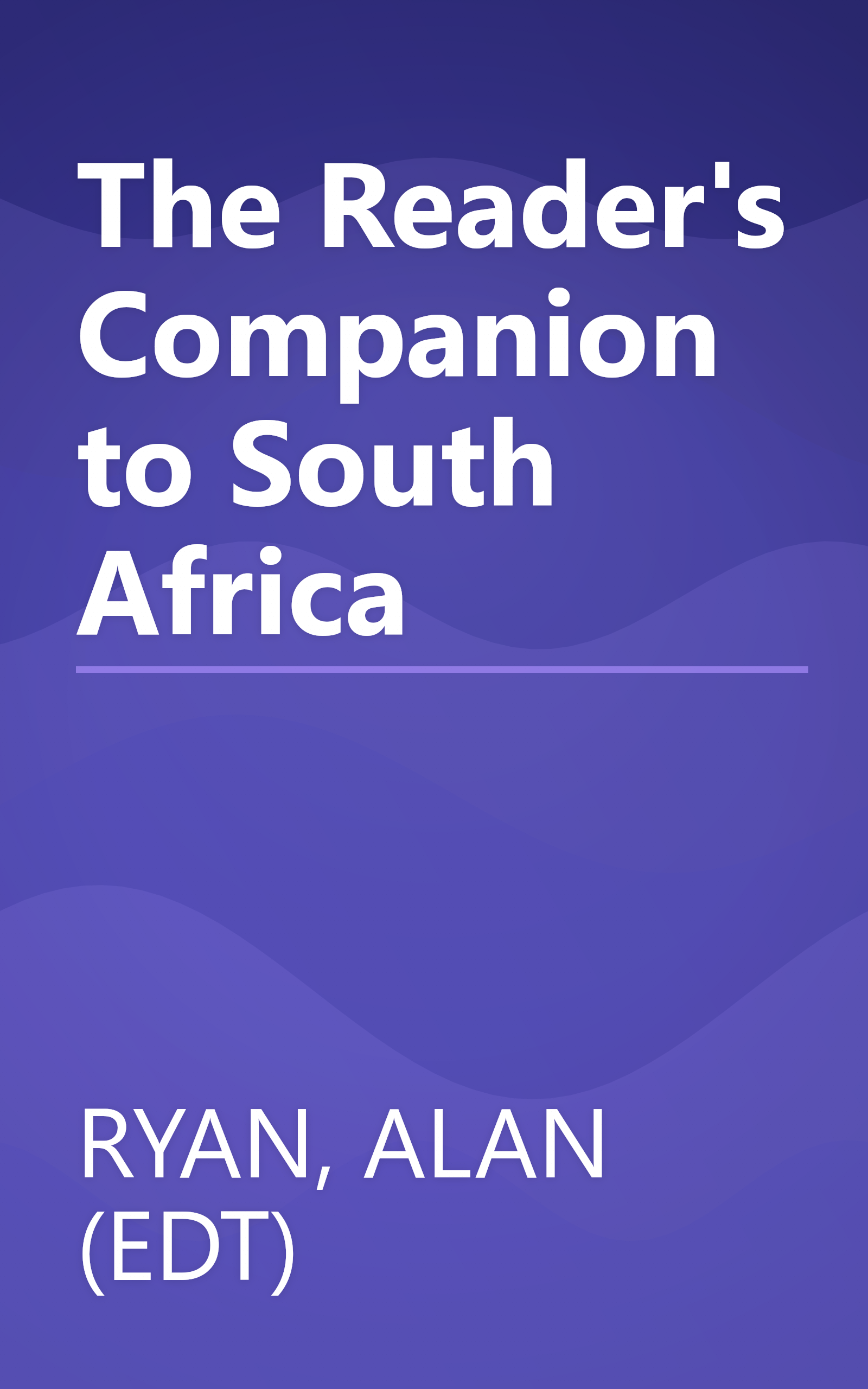 The Reader's Companion to South Africa book cover