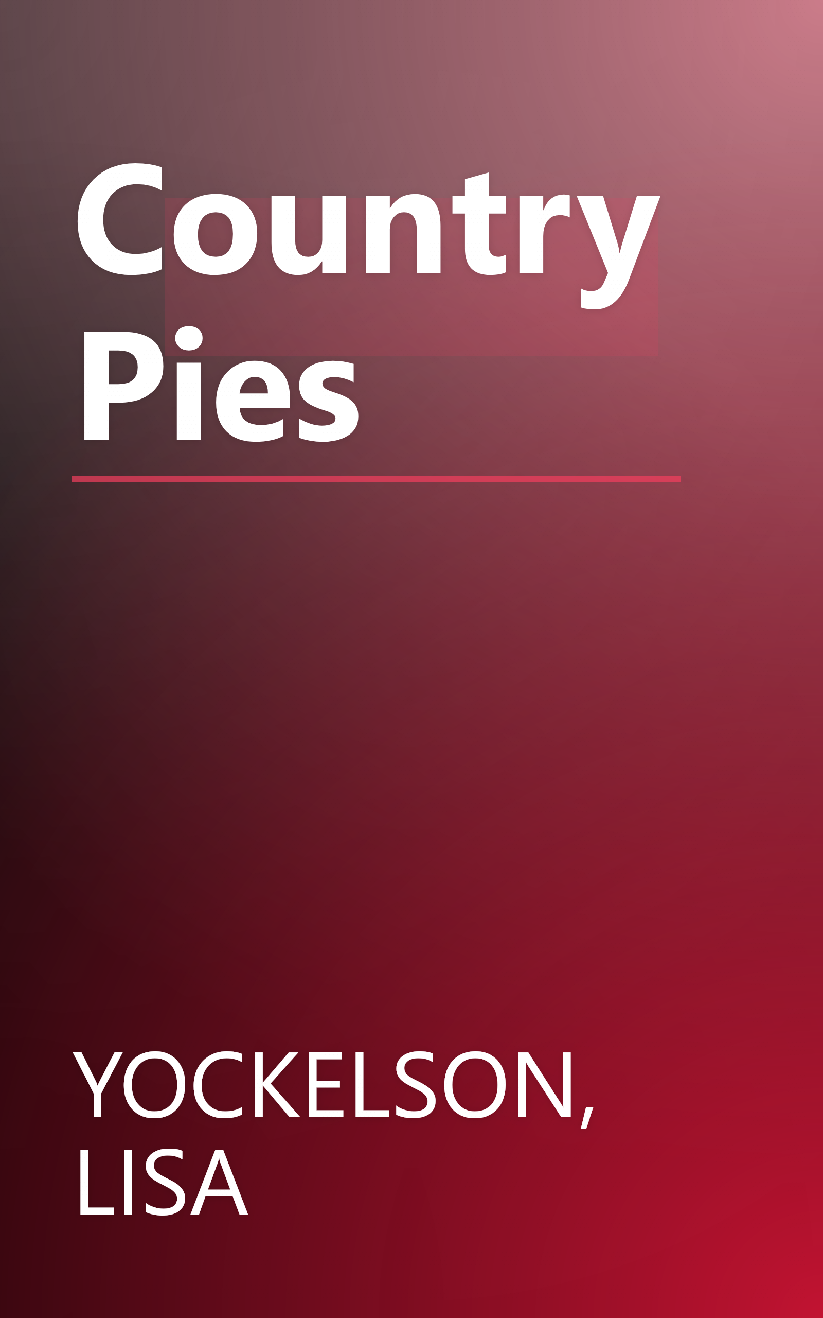 Country Pies book cover