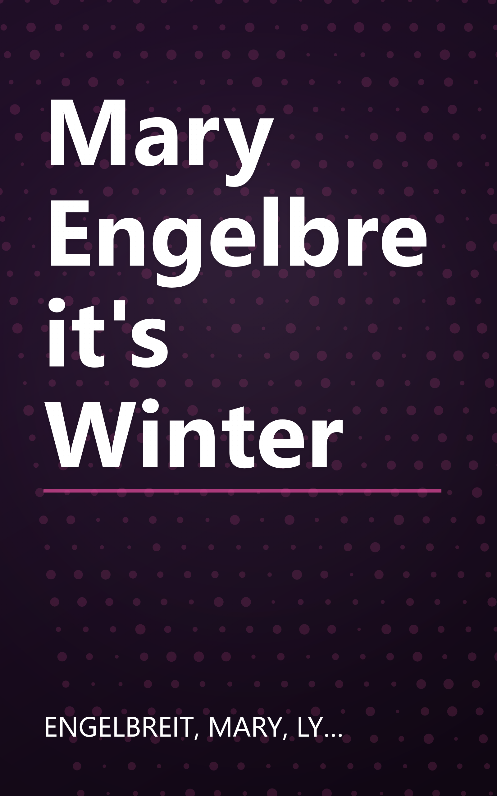 Mary Engelbreit's Winter book cover