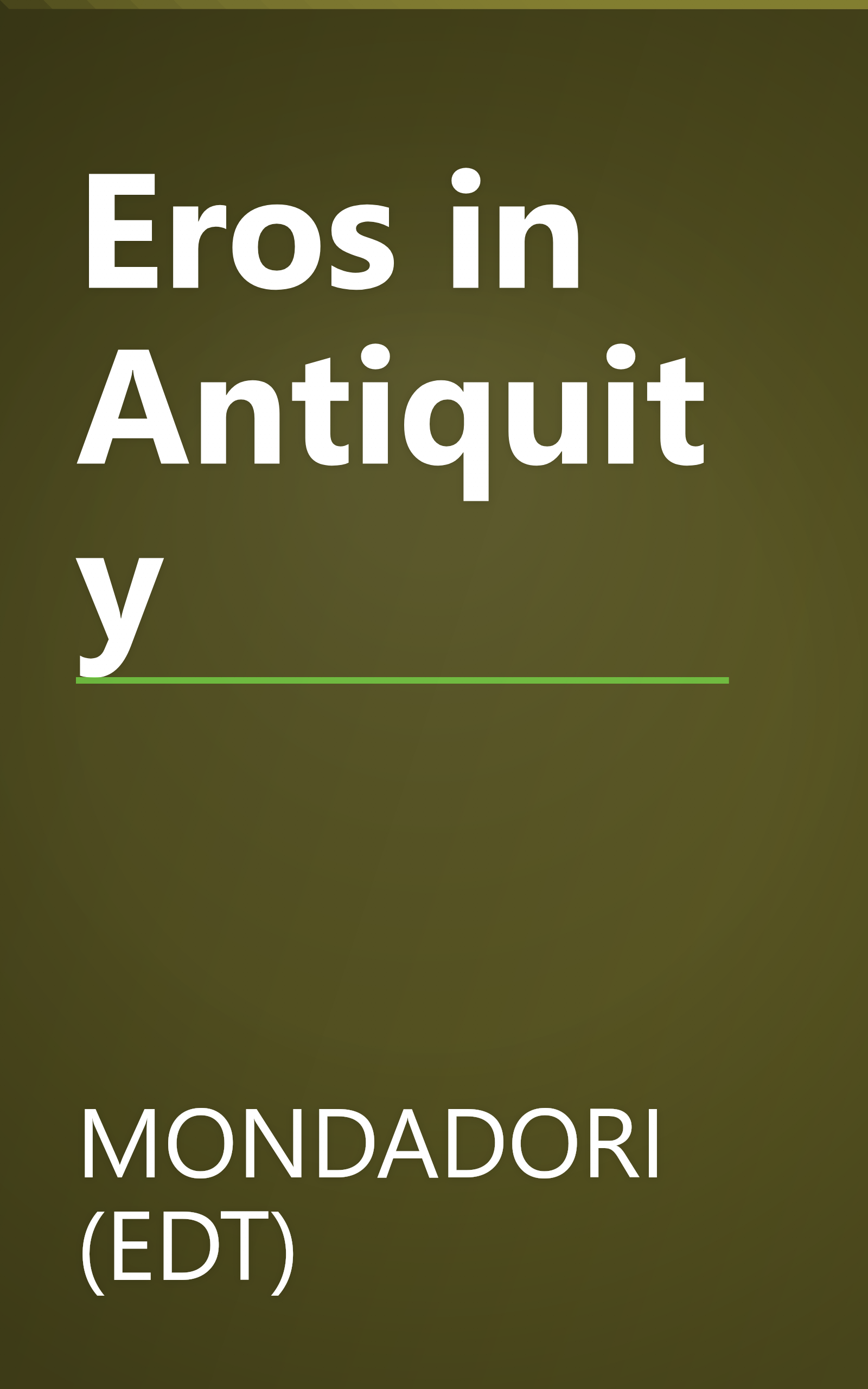 Eros in Antiquity book cover