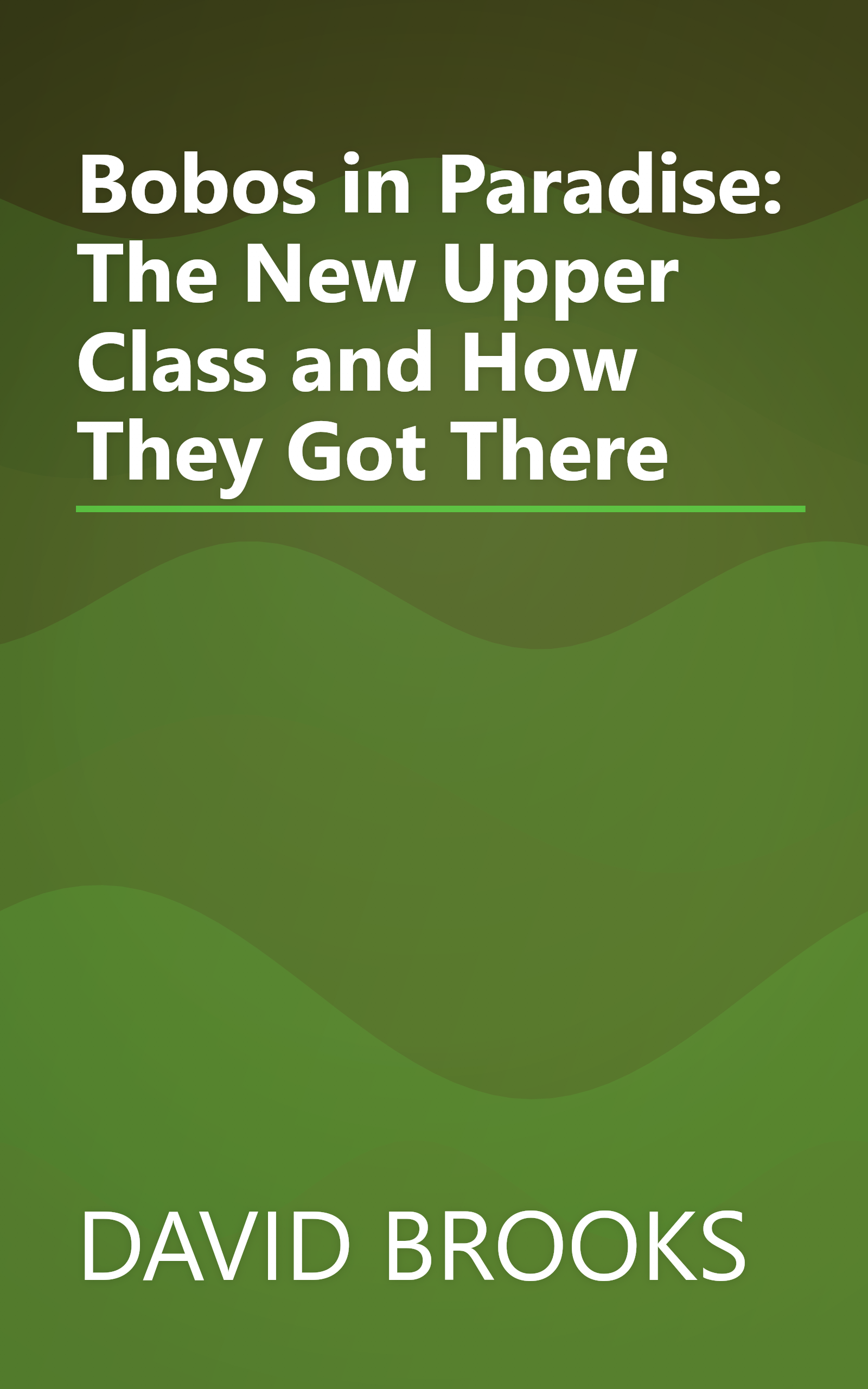 Bobos in Paradise: The New Upper Class and How They Got There book cover