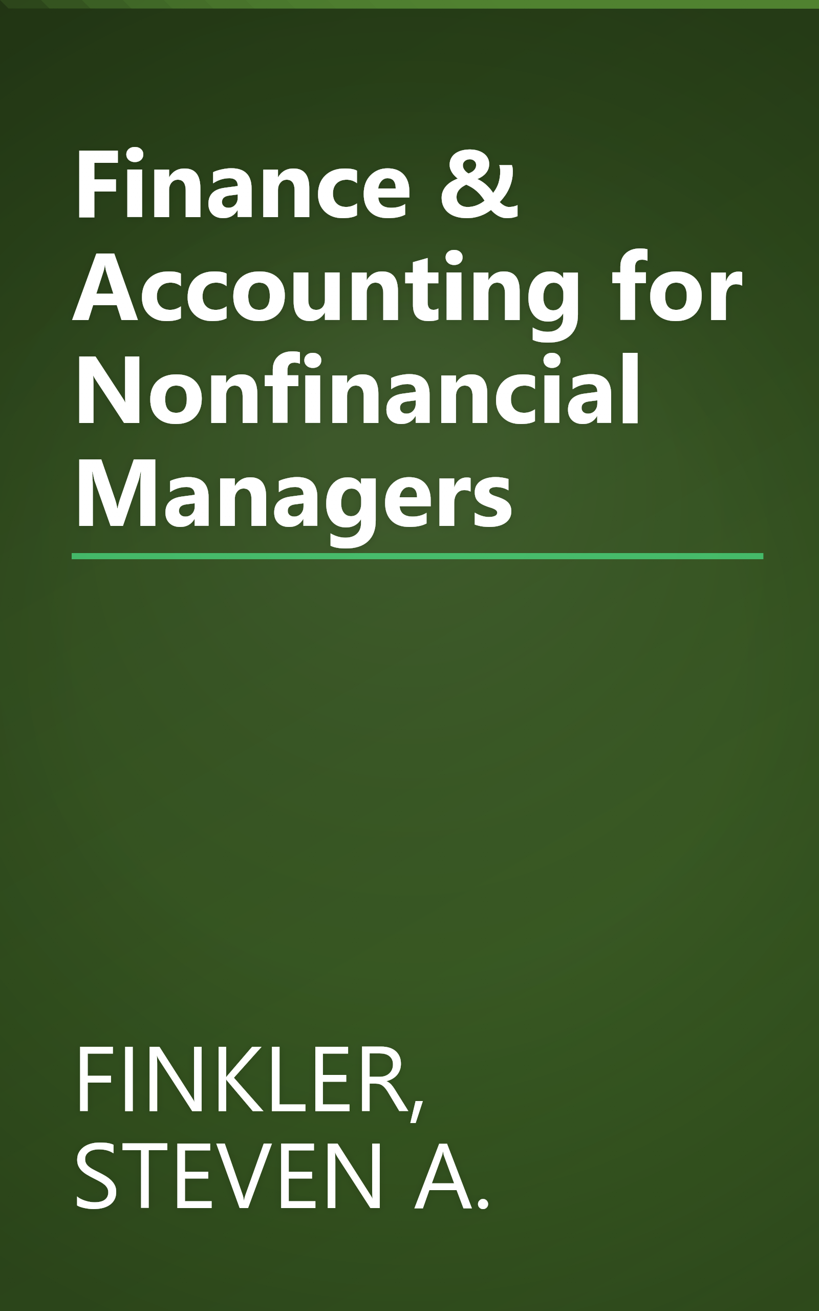 Finance & Accounting for Nonfinancial Managers book cover