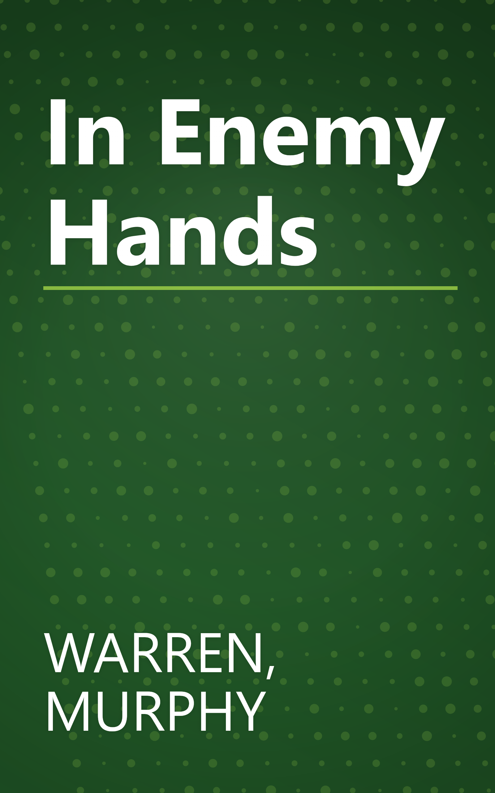 In Enemy Hands book cover
