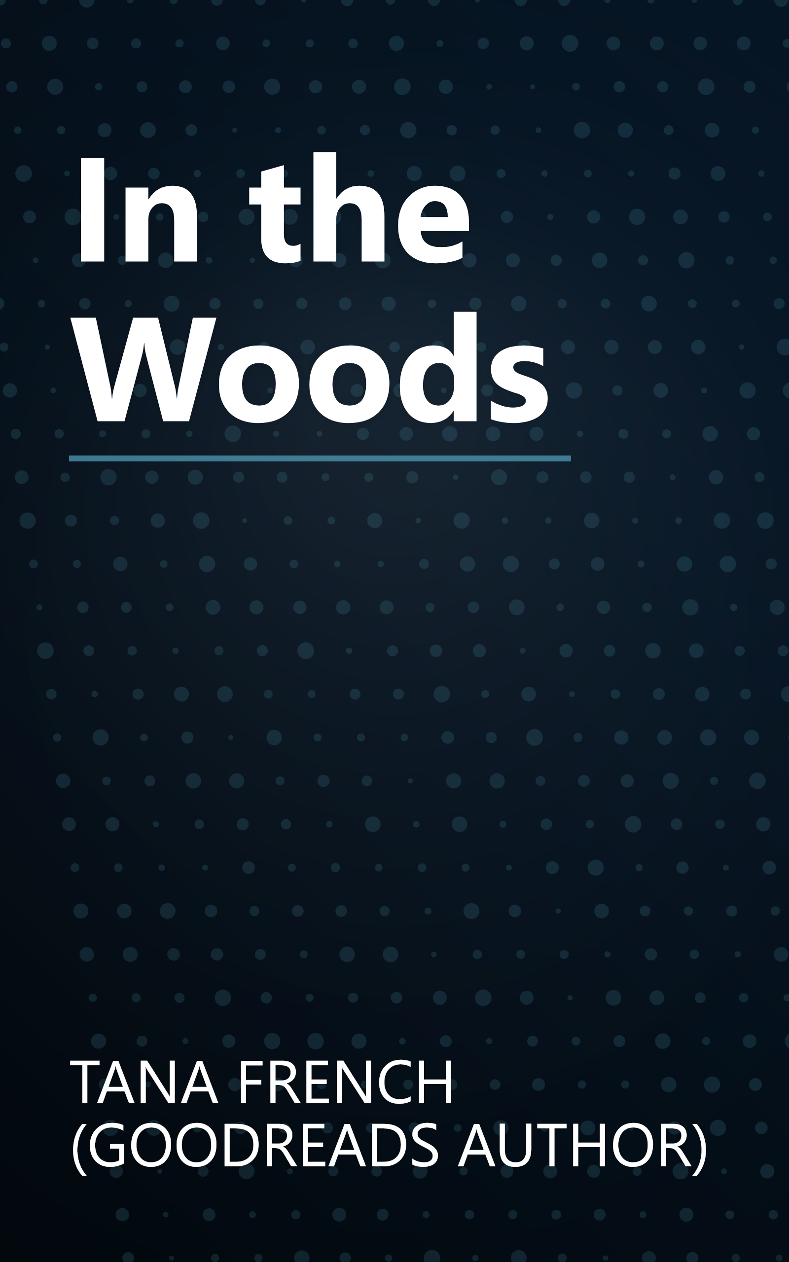 In the Woods book cover