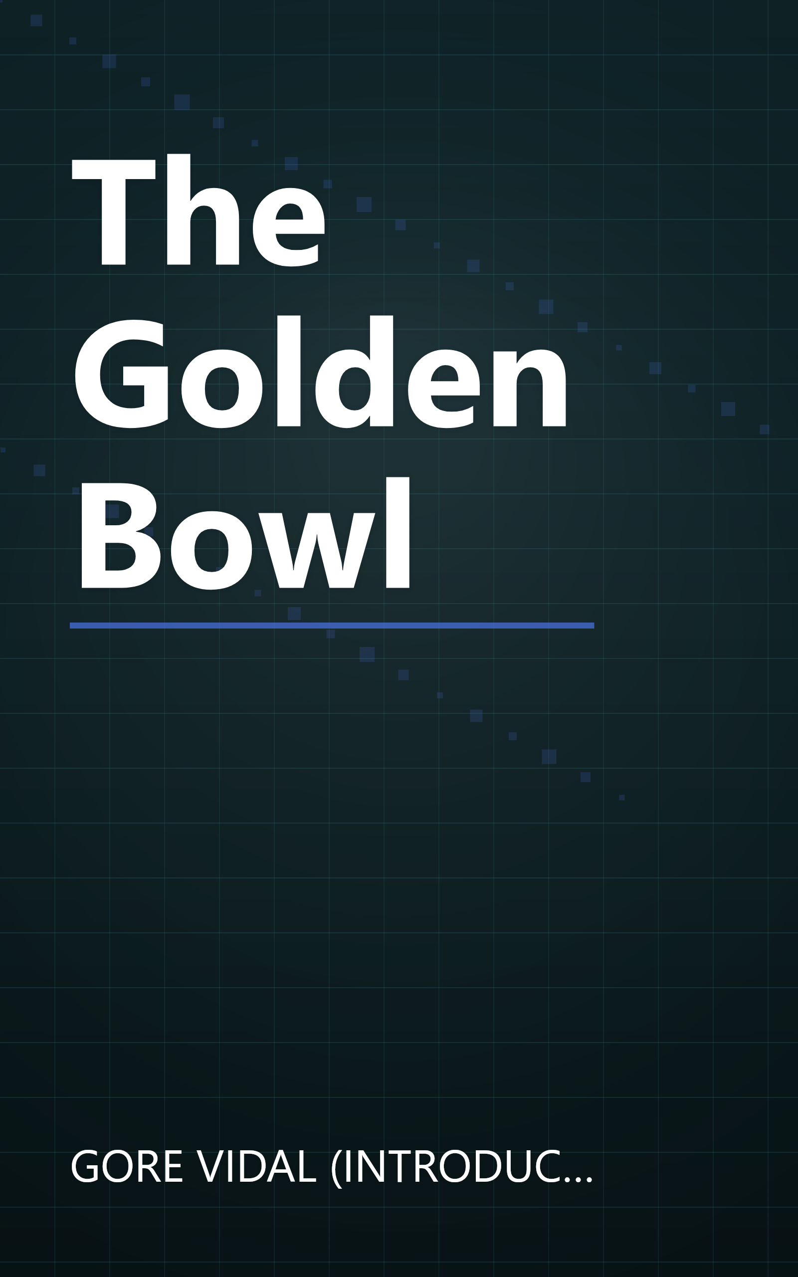 The Golden Bowl book cover
