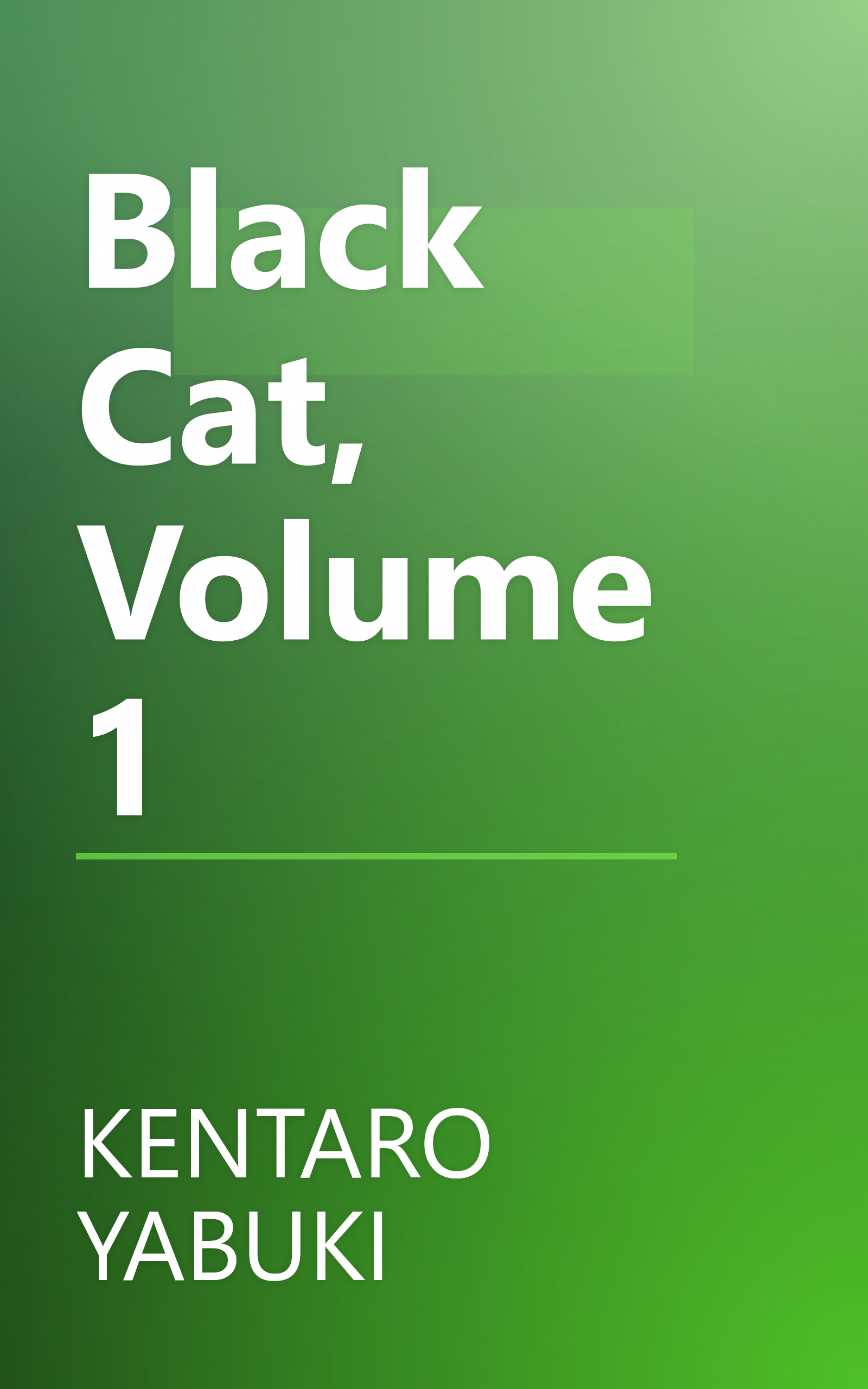 Black Cat, Volume 1 book cover