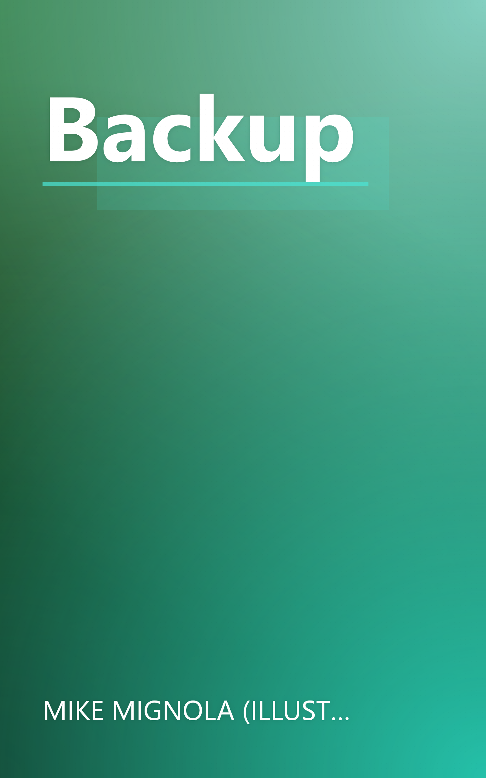 Backup book cover