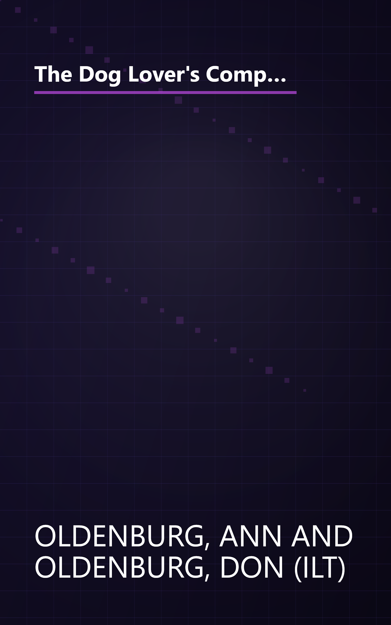 The Dog Lover's Companion to Washington, D.C. and Baltimore: The Inside Scoop on Where to Take Your Dog (Dog Lover's Companion Guides) book cover