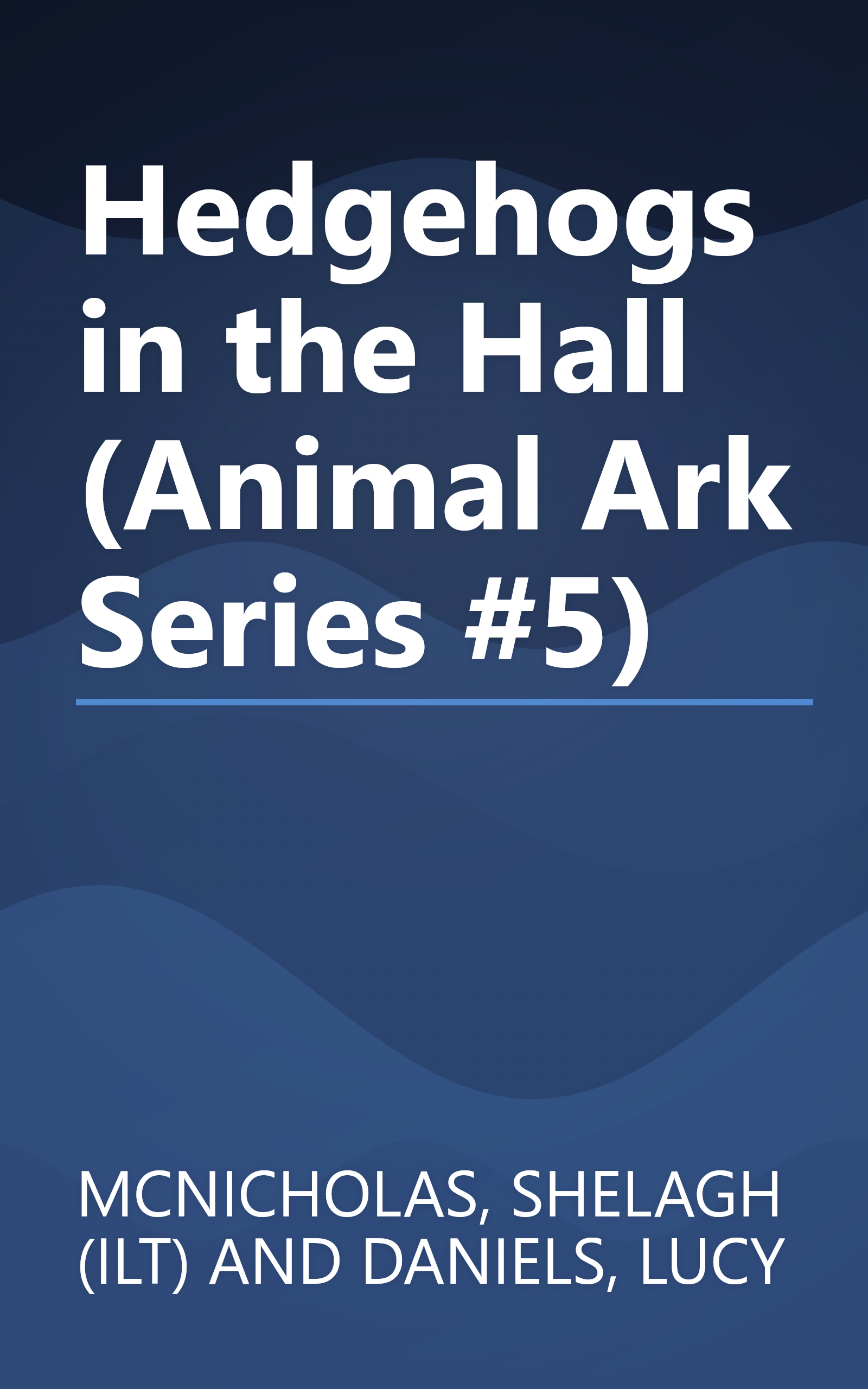 Hedgehogs in the Hall (Animal Ark Series #5) book cover