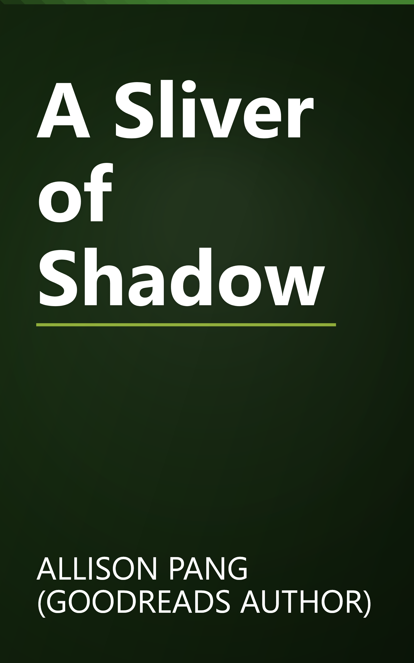 A Sliver of Shadow book cover