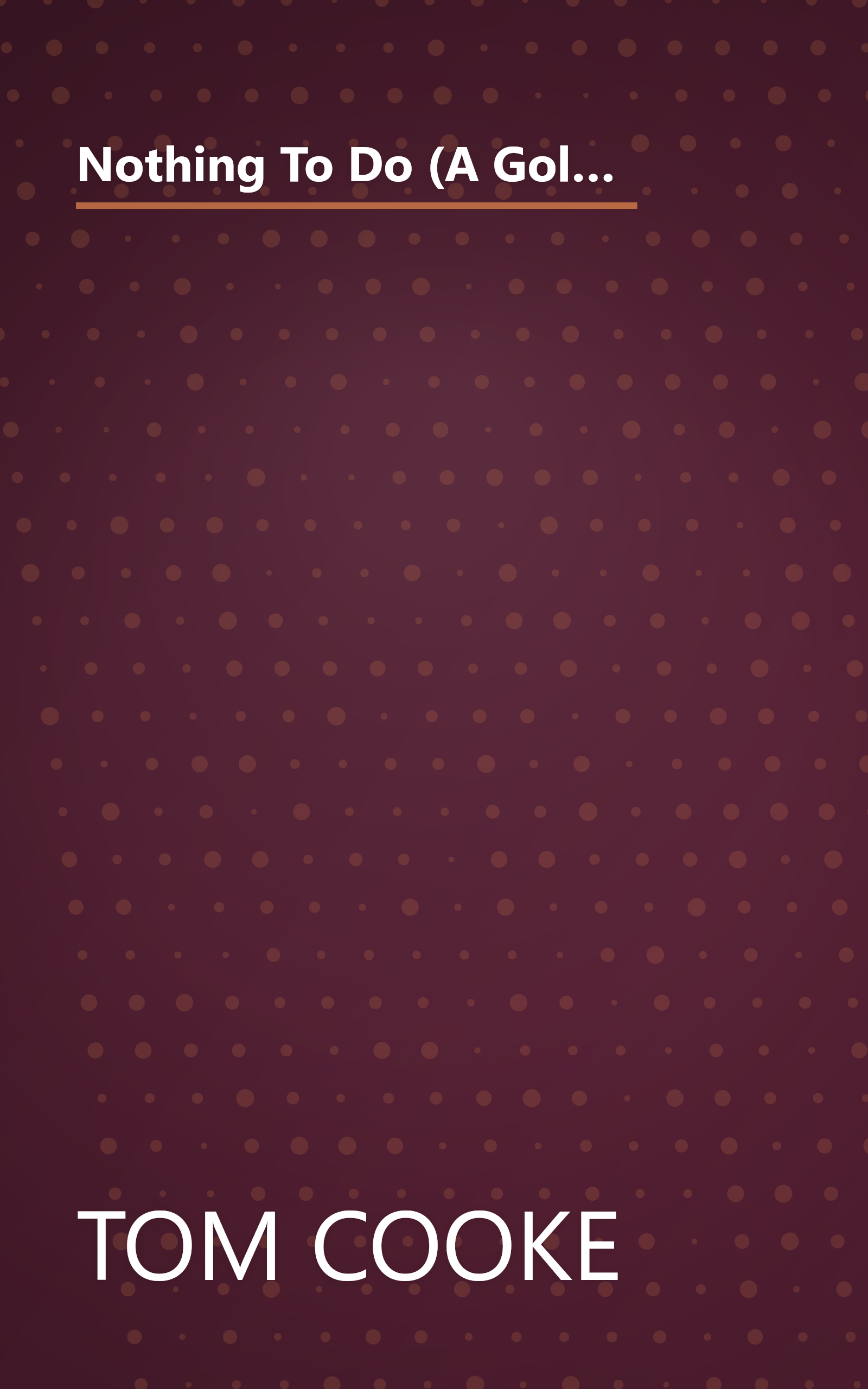 Nothing To Do (A Golden Book) (Sesame Street; A Growing Up Book) (featuring Jim Henson's Sesame Street Muppets) book cover