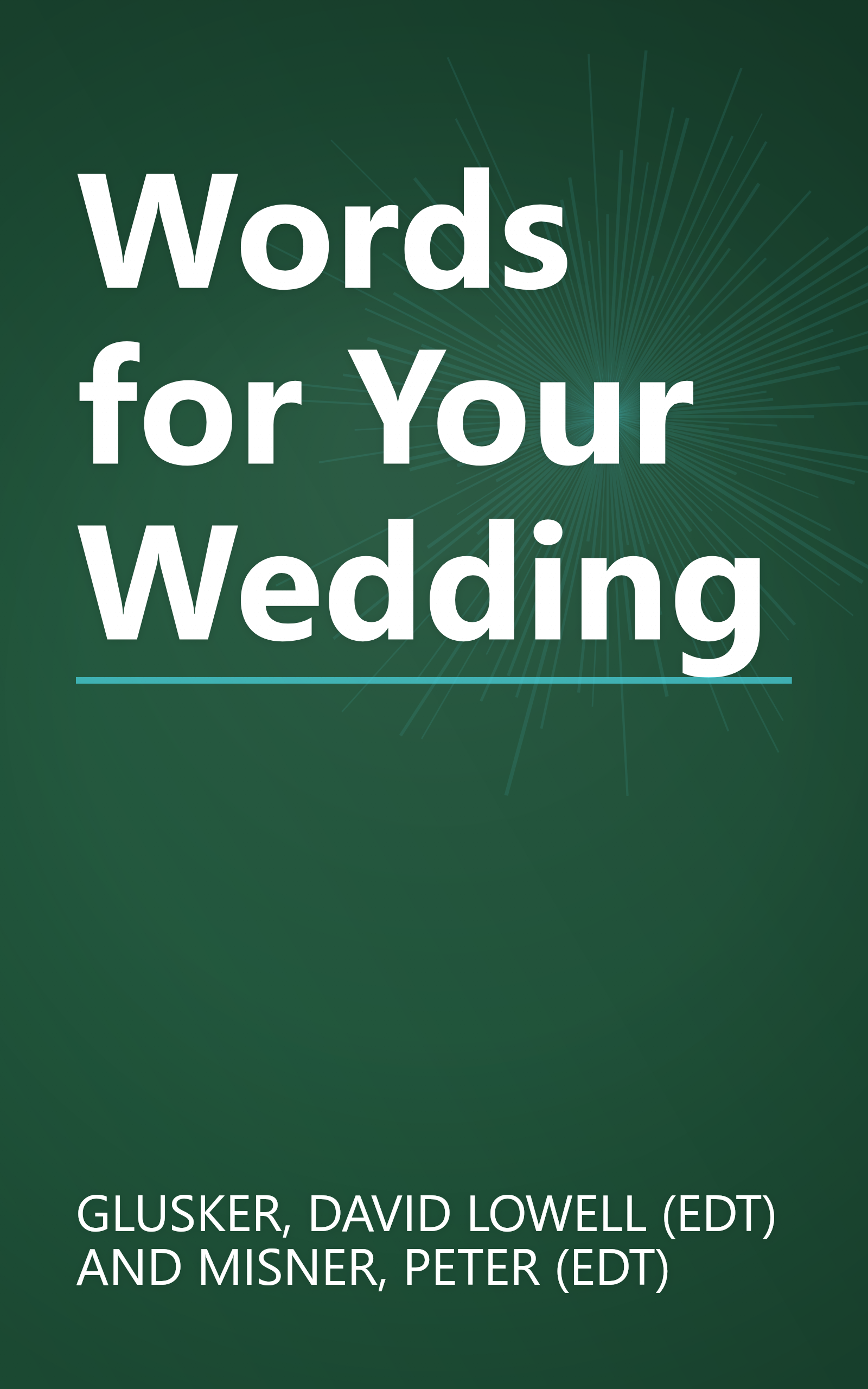 Words for Your Wedding book cover