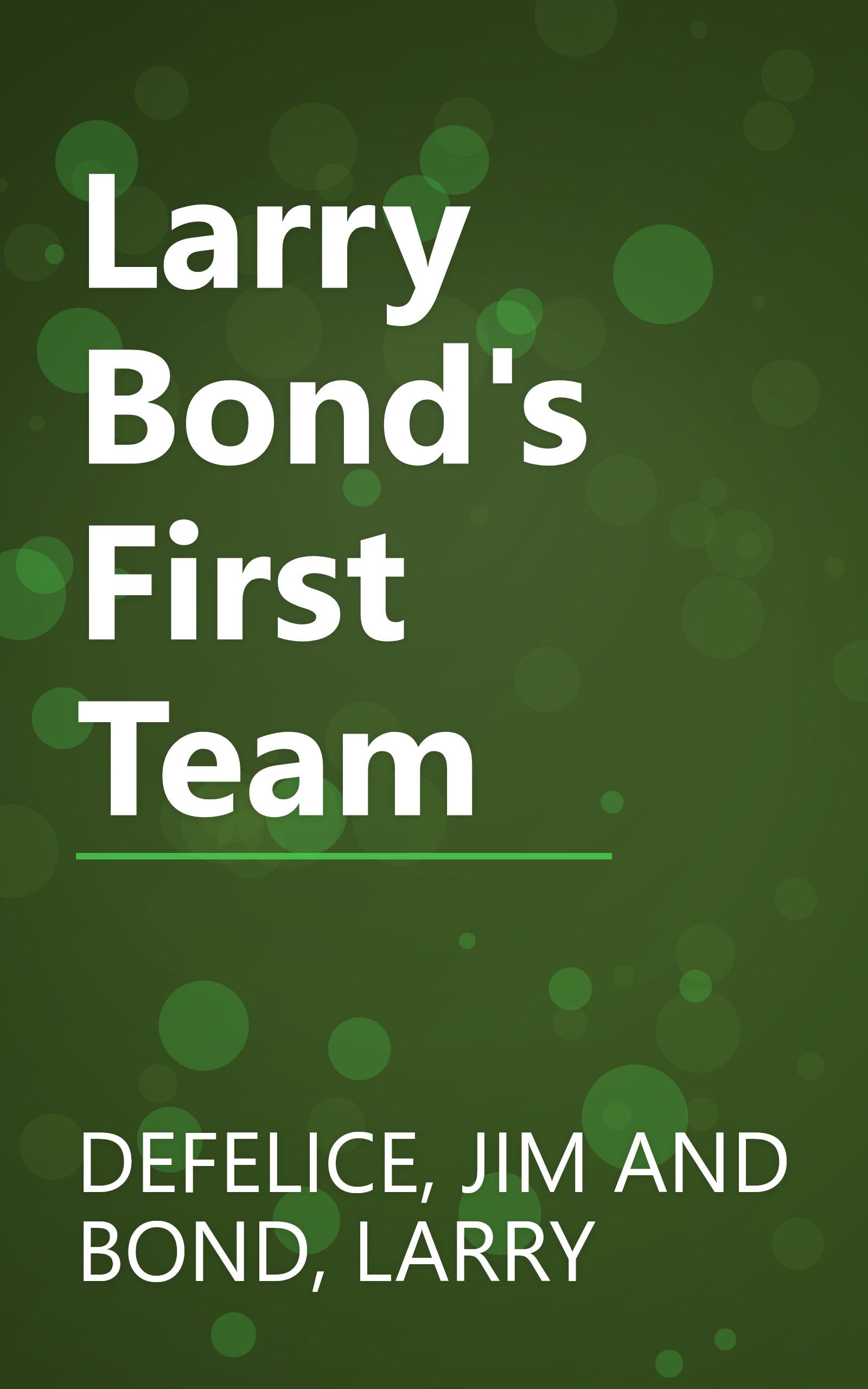 Larry Bond's First Team book cover