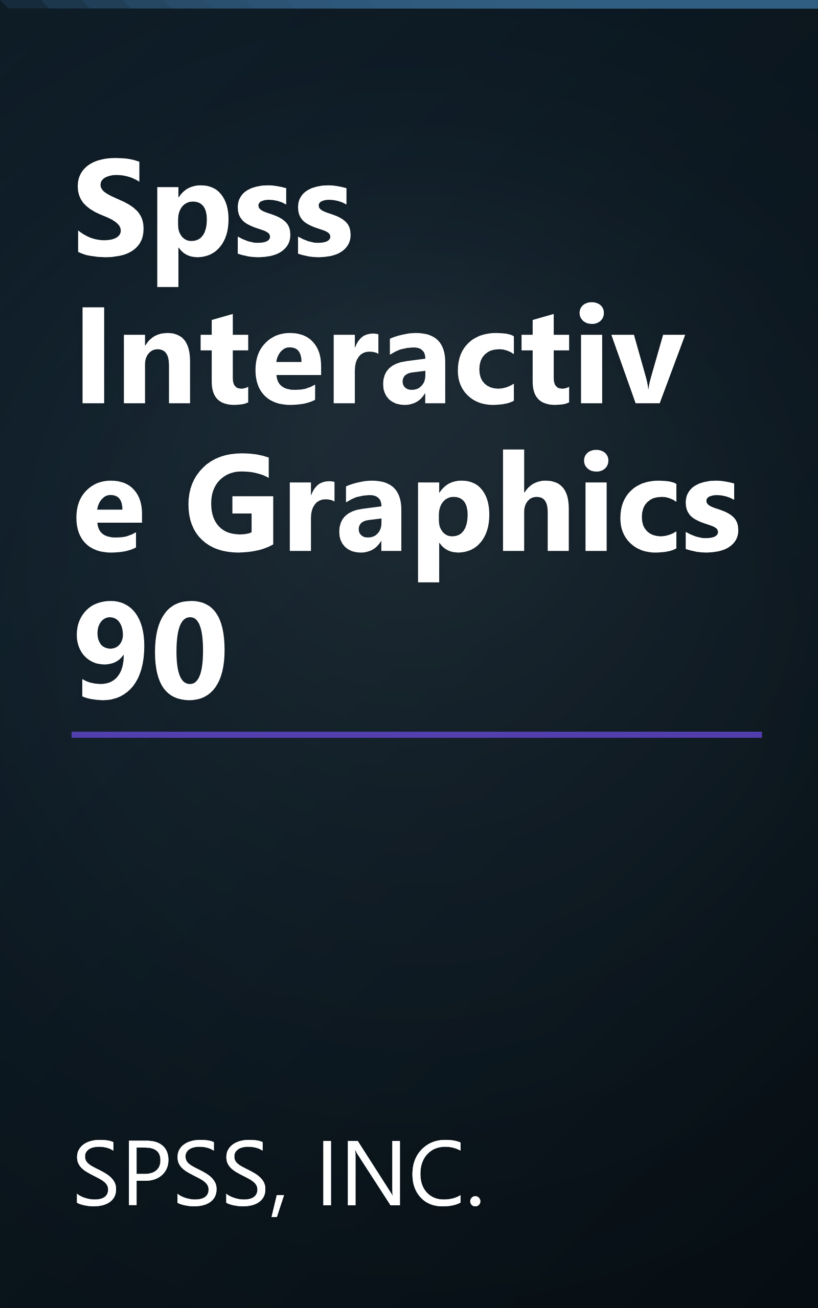 Spss Interactive Graphics 90 book cover