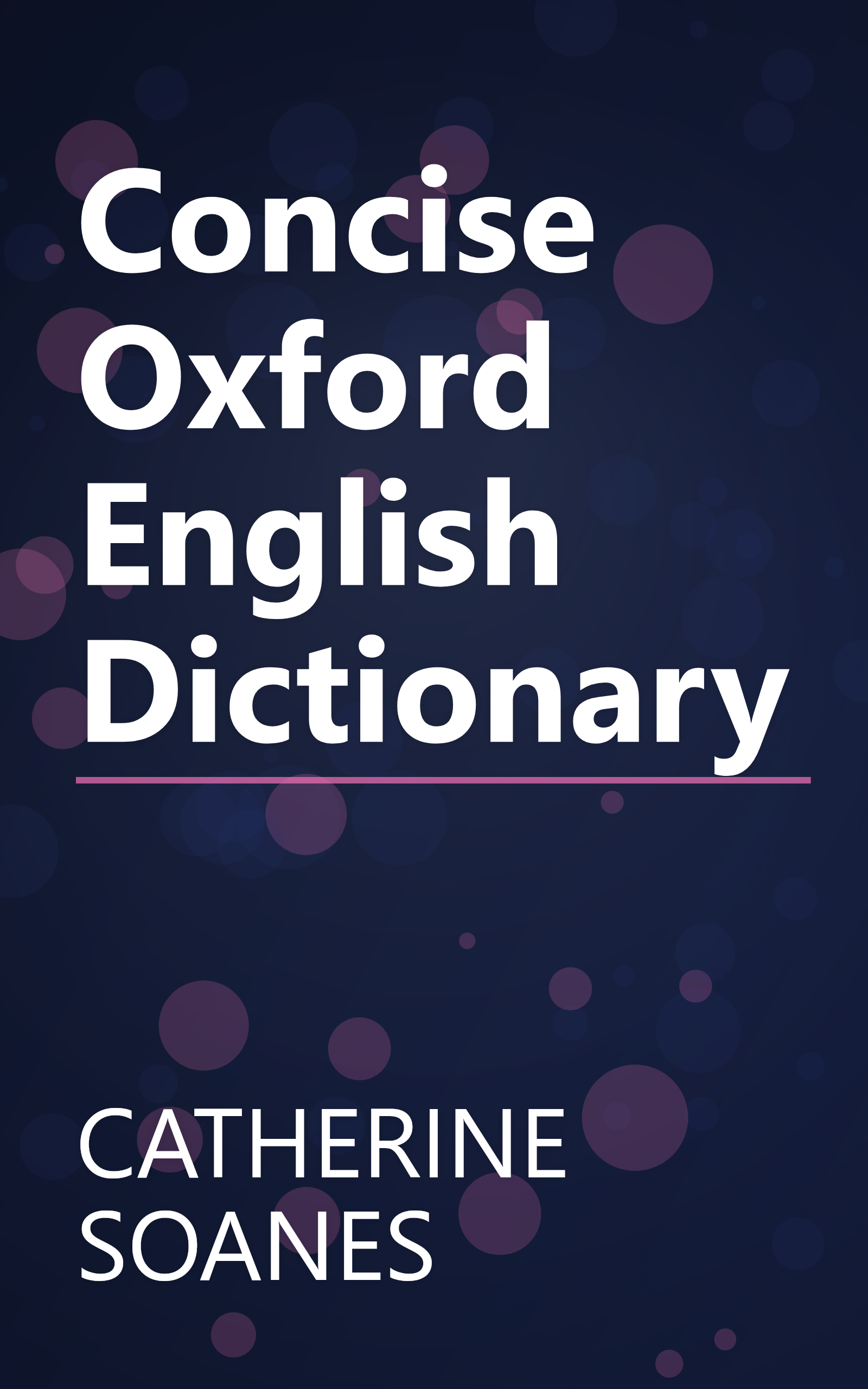 Concise Oxford English Dictionary book cover