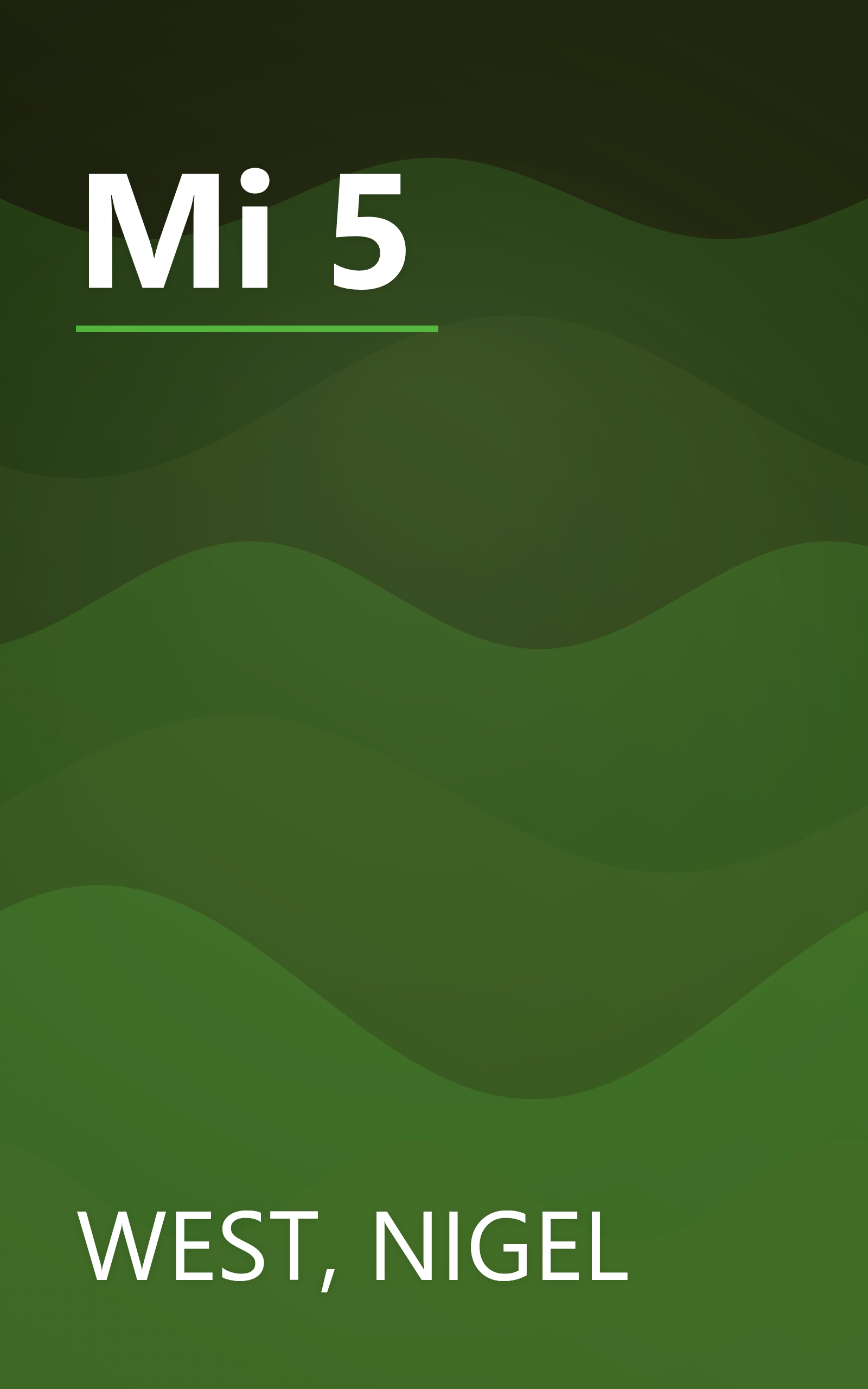 Mi 5 book cover