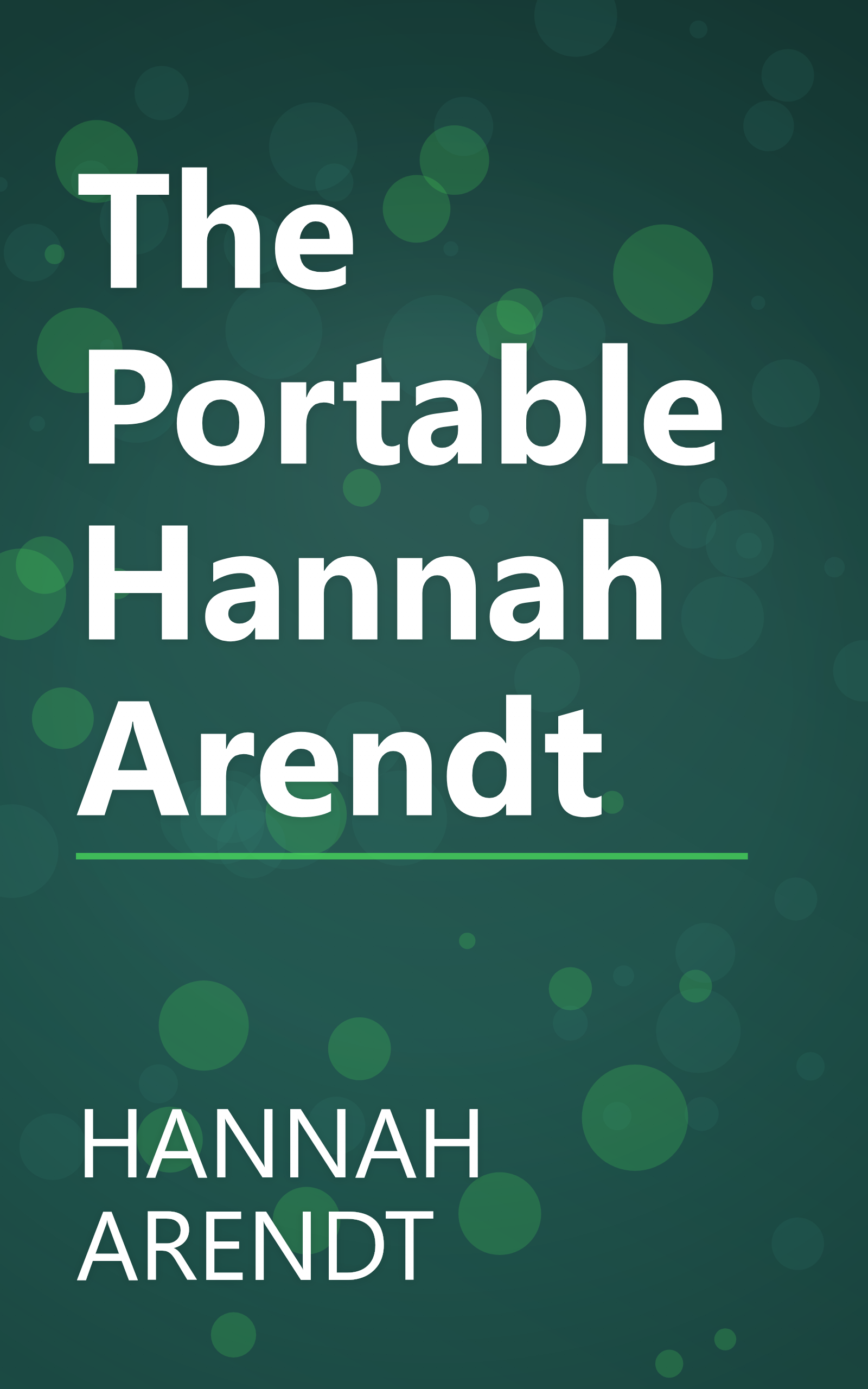 The Portable Hannah Arendt book cover