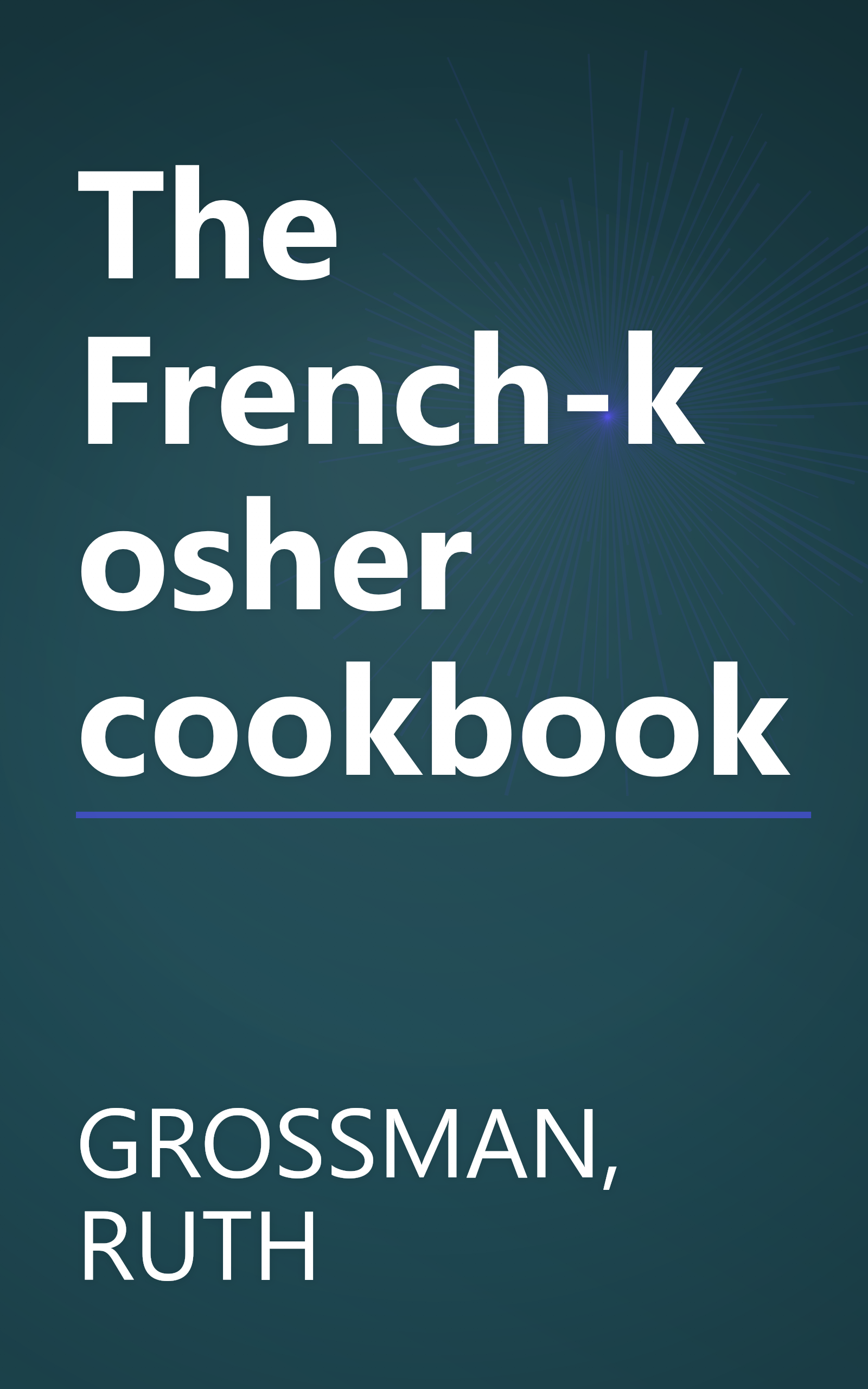 The French-kosher cookbook book cover