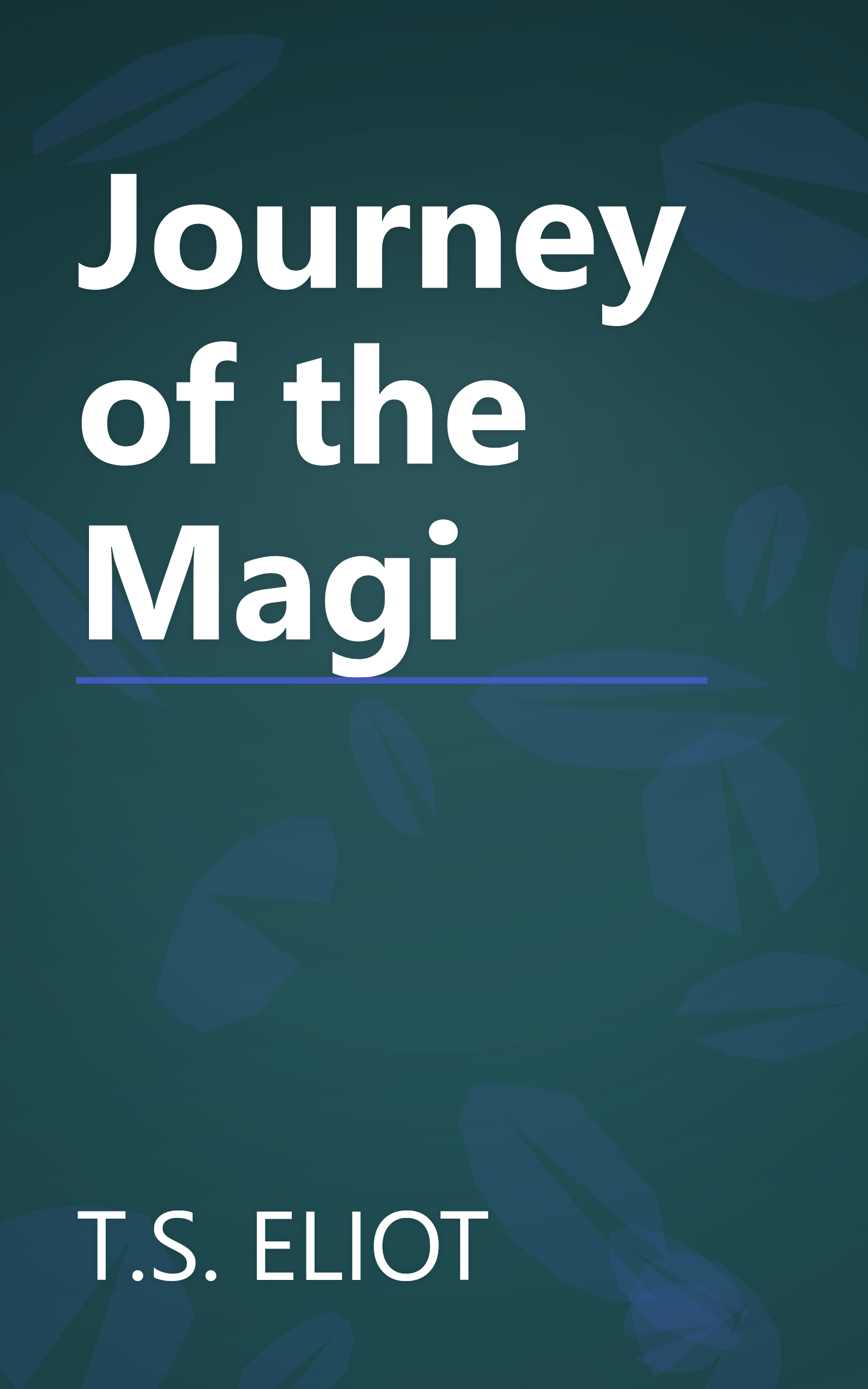 Journey of the Magi book cover