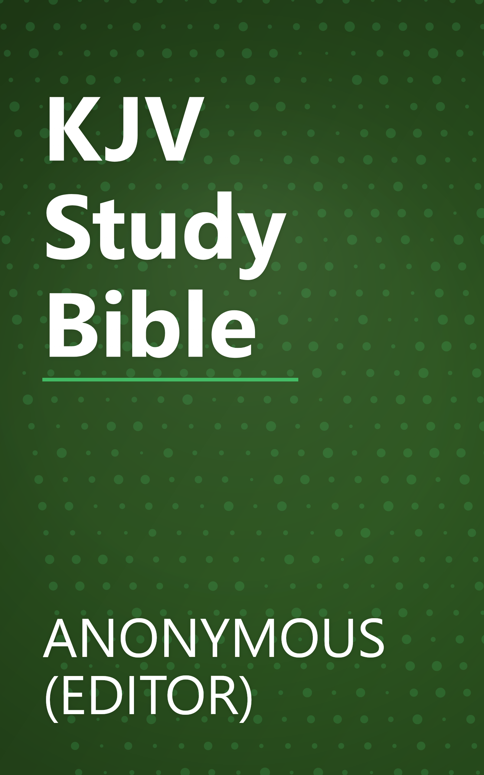 KJV Study Bible book cover