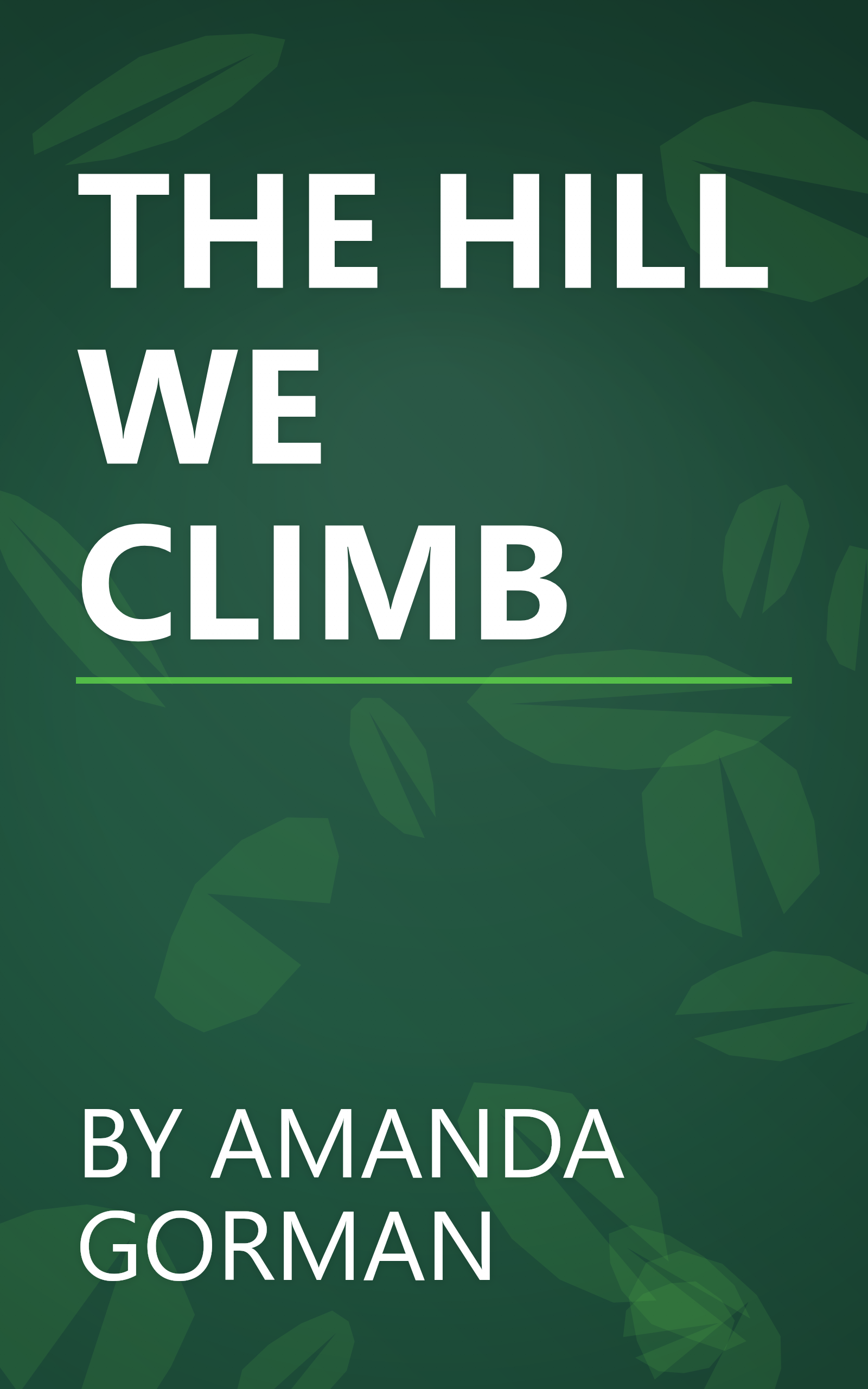 THE HILL WE CLIMB book cover