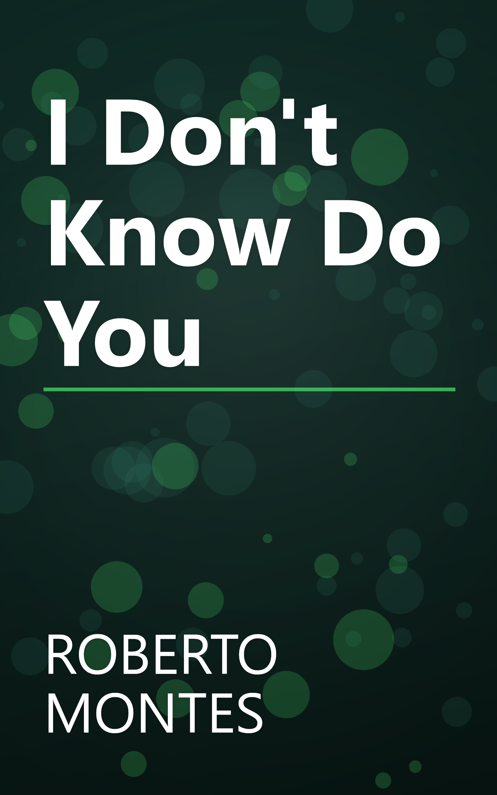 I Don't Know Do You book cover