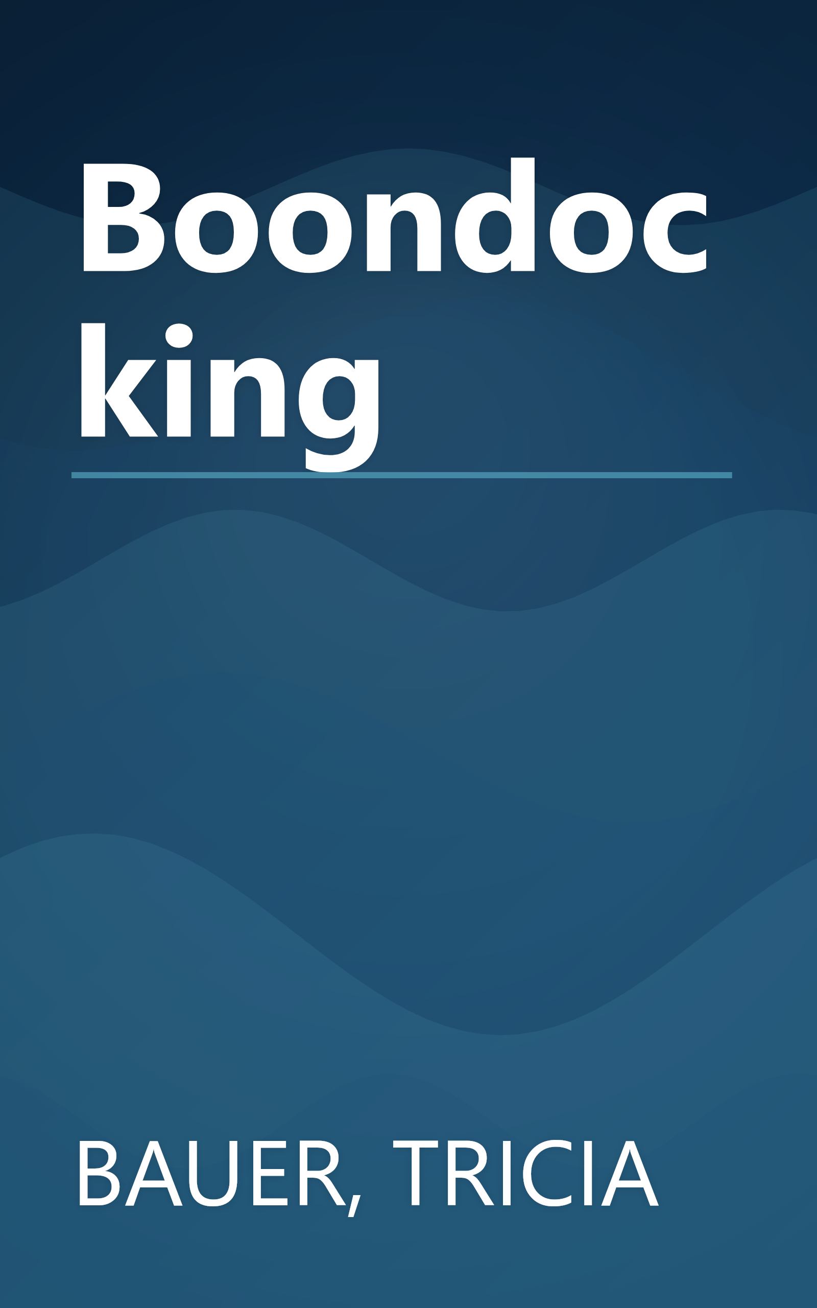 Boondocking book cover