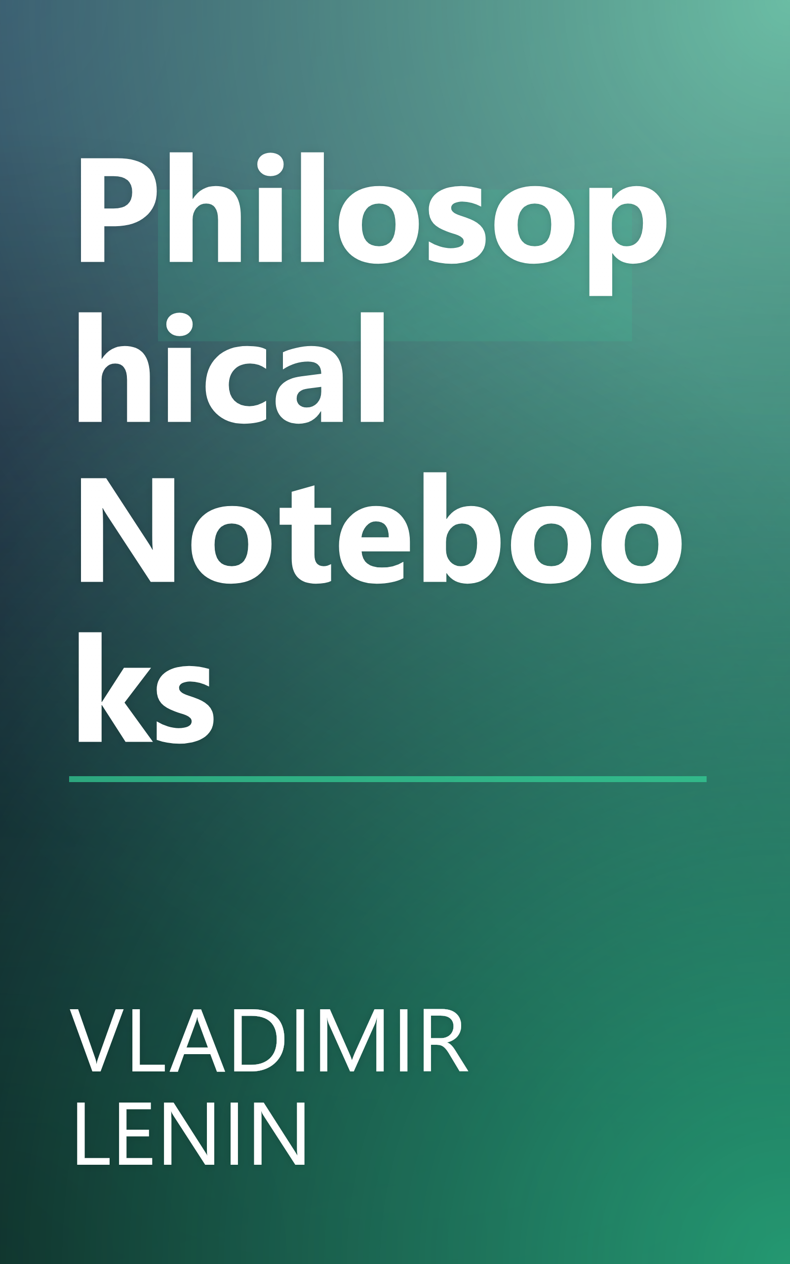 Philosophical Notebooks book cover
