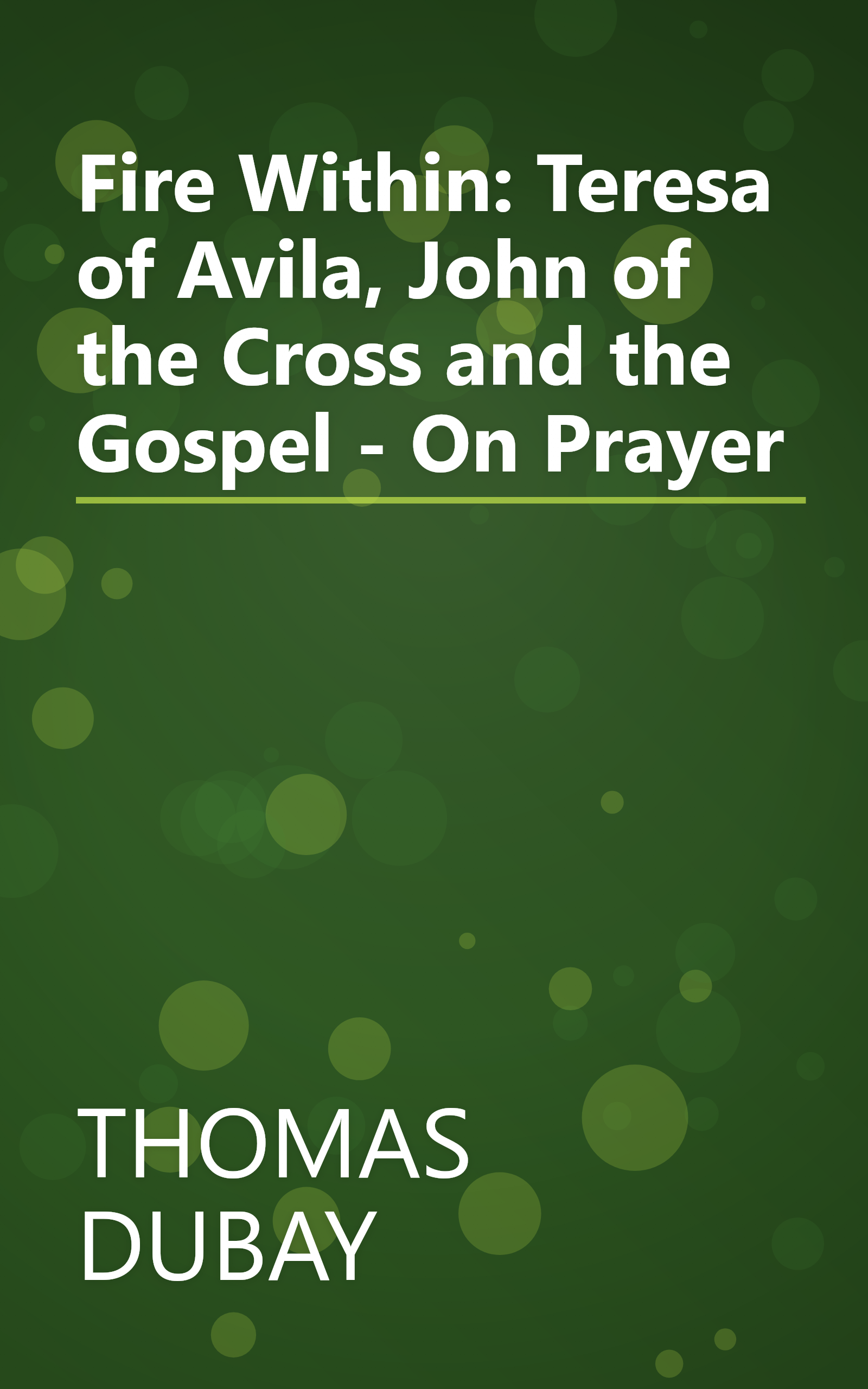 Fire Within: Teresa of Avila, John of the Cross and the Gospel - On Prayer book cover