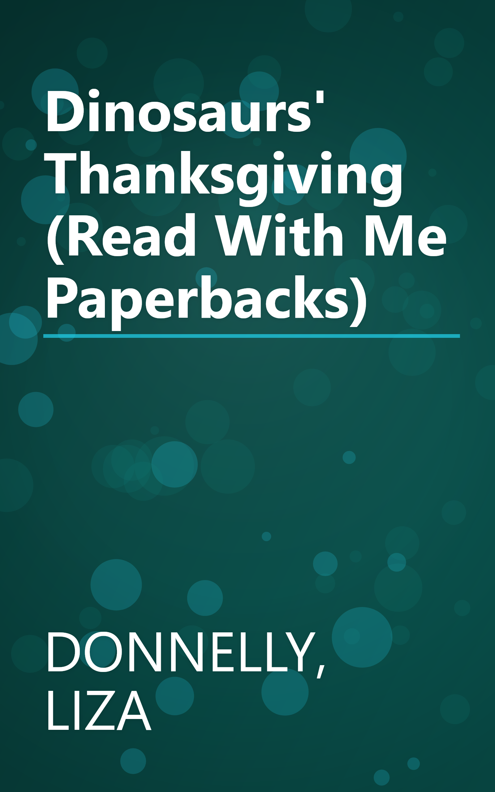 Dinosaurs' Thanksgiving (Read With Me Paperbacks) book cover